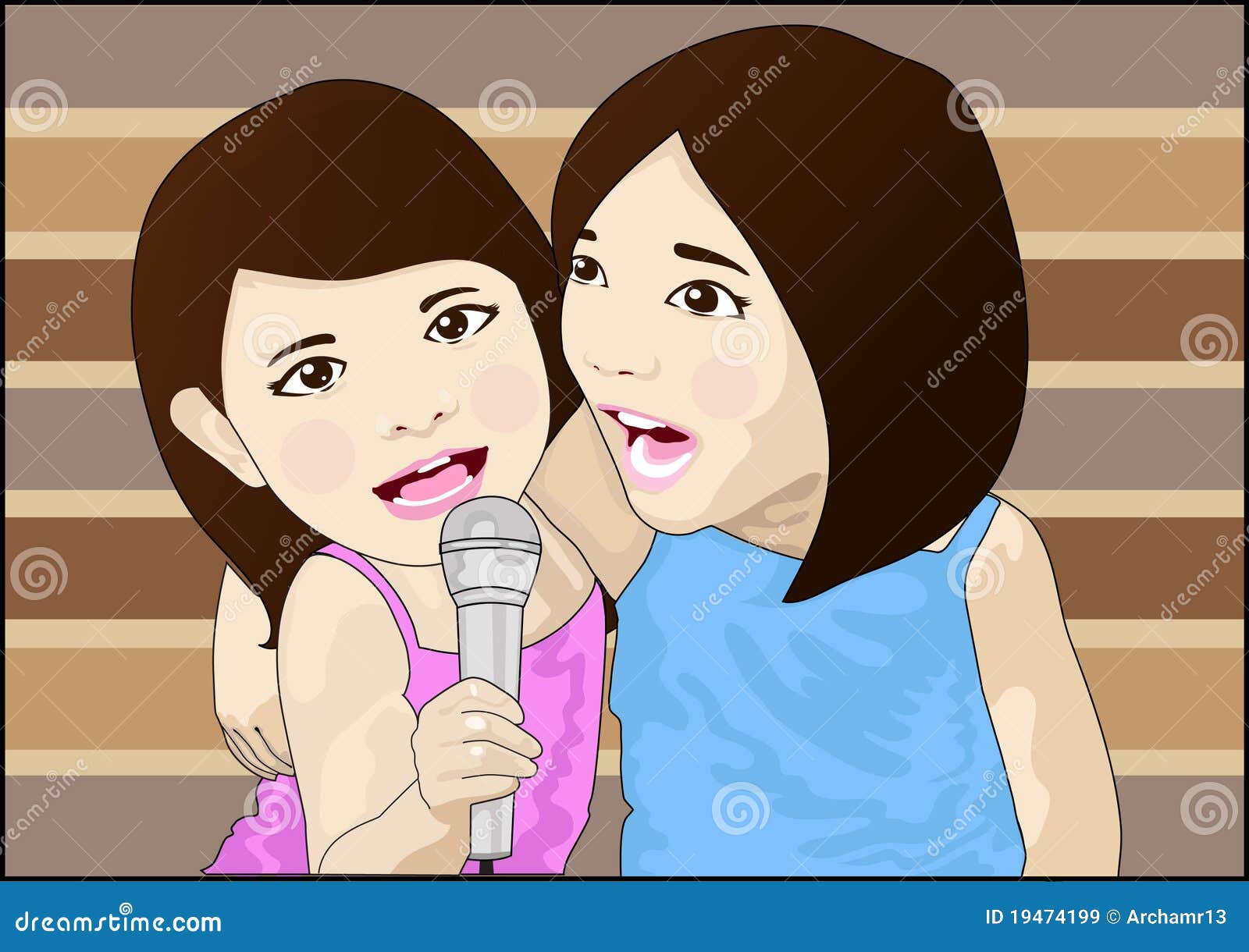 Little song stock vector. Illustration of sing, voice - 19474199