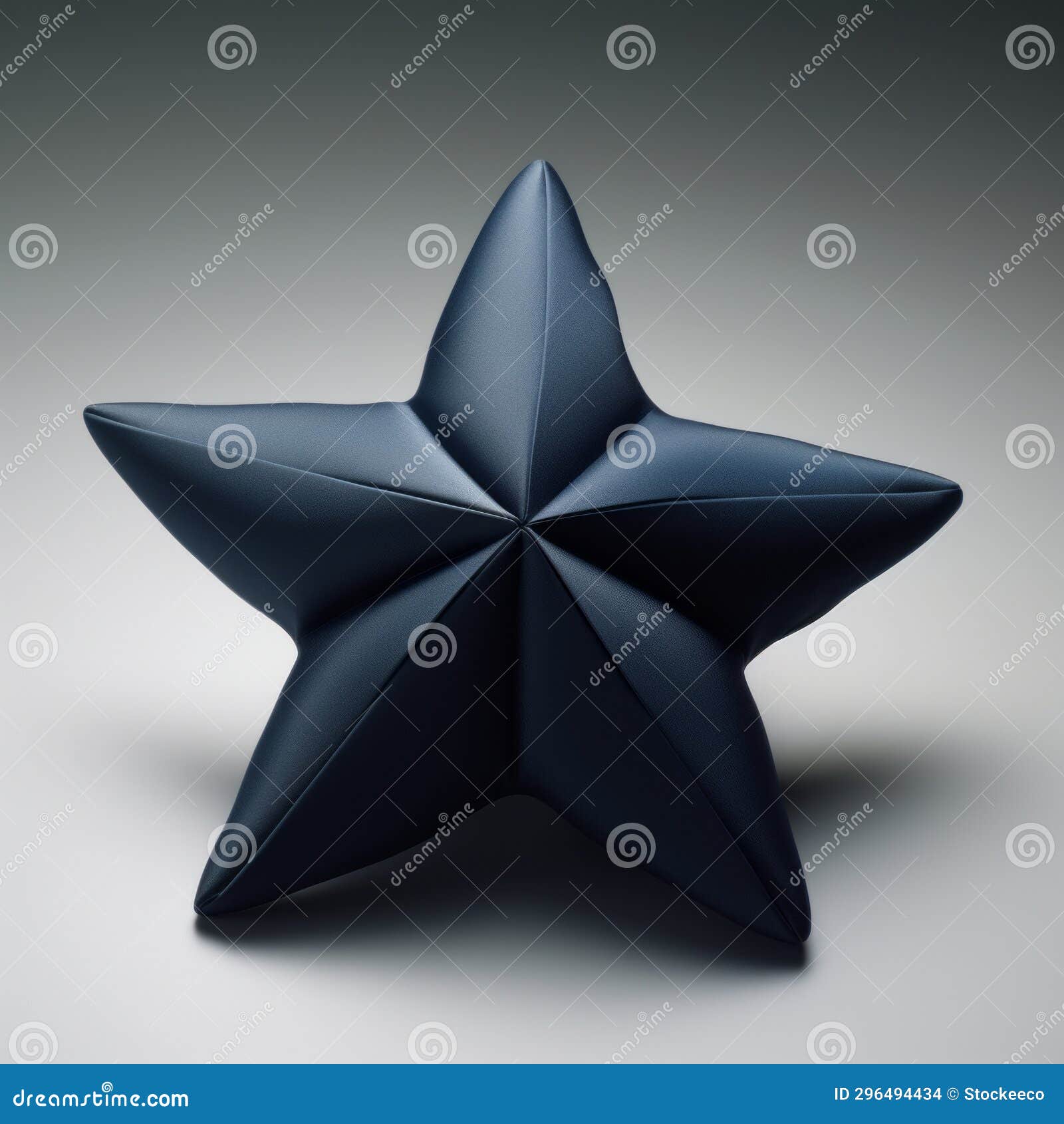 Little Star: a Dark Indigo and Navy Lycra Object Inspired by Jeff Koons ...