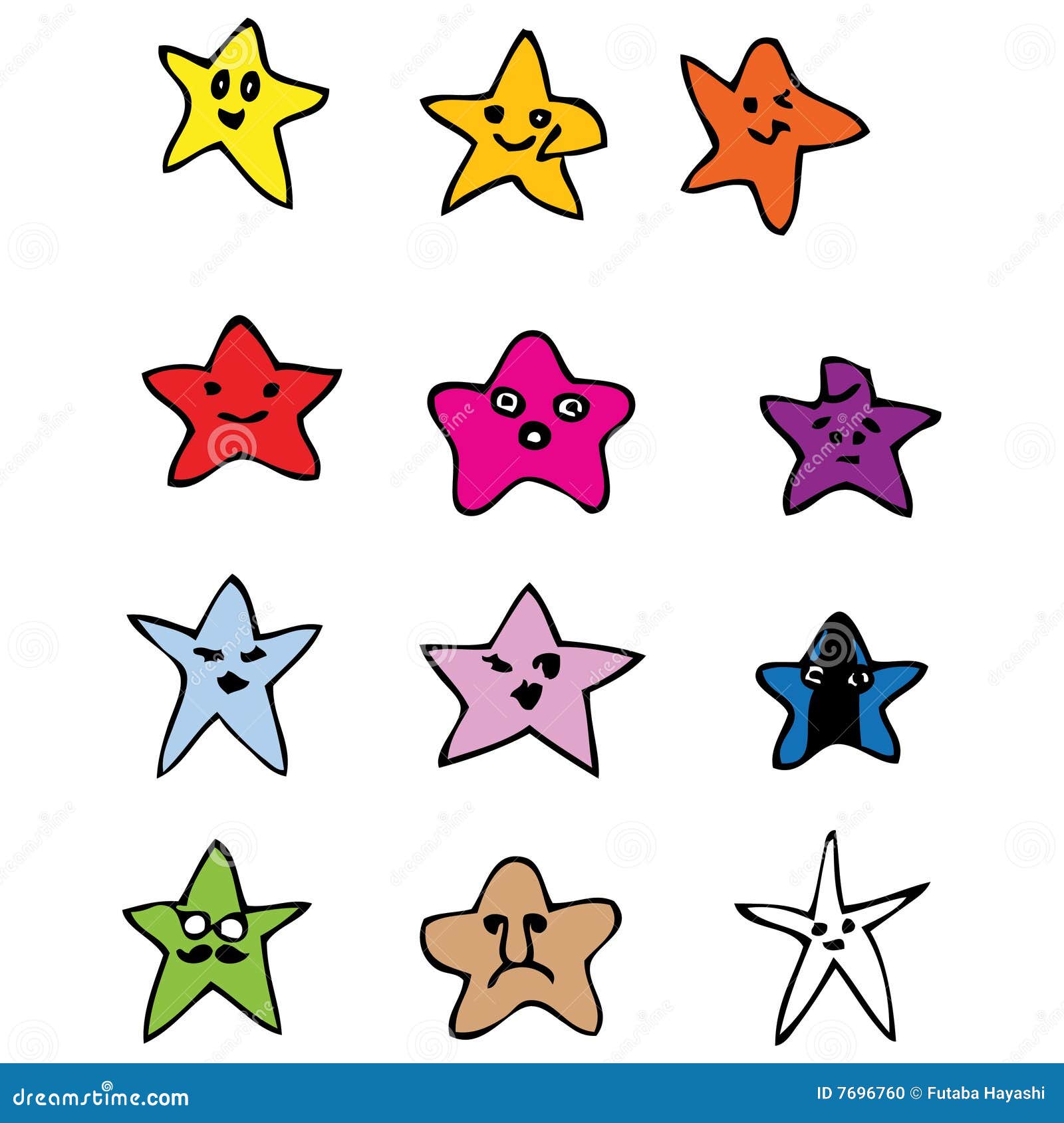 Little stars stock vector. Illustration of star, little - 7696760