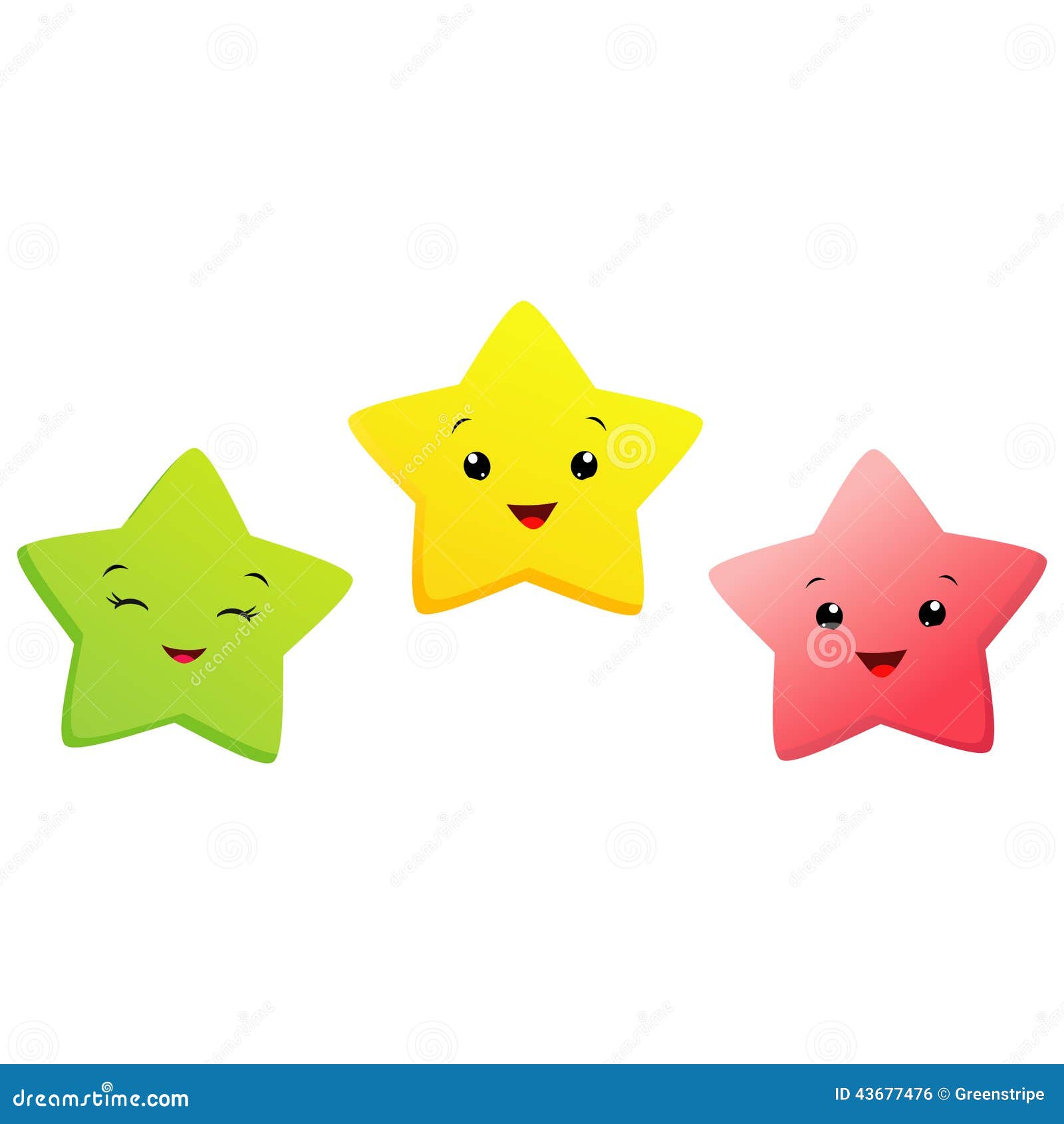 Little Stars stock vector. Illustration of adorable, pink - 43677476