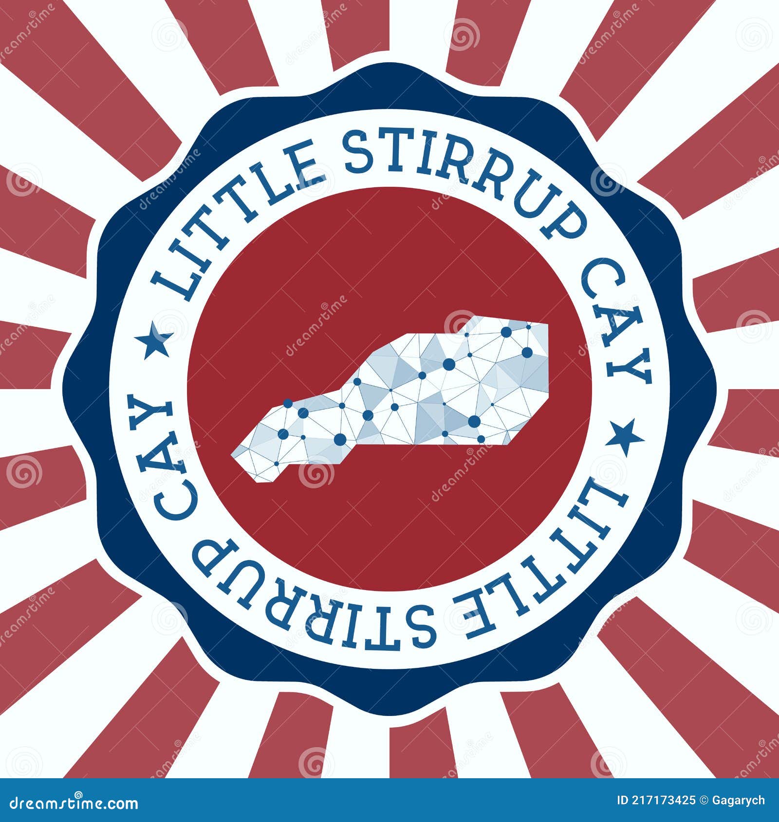 Little Stirrup Cay Badge. stock vector. Illustration of holiday - 217173425