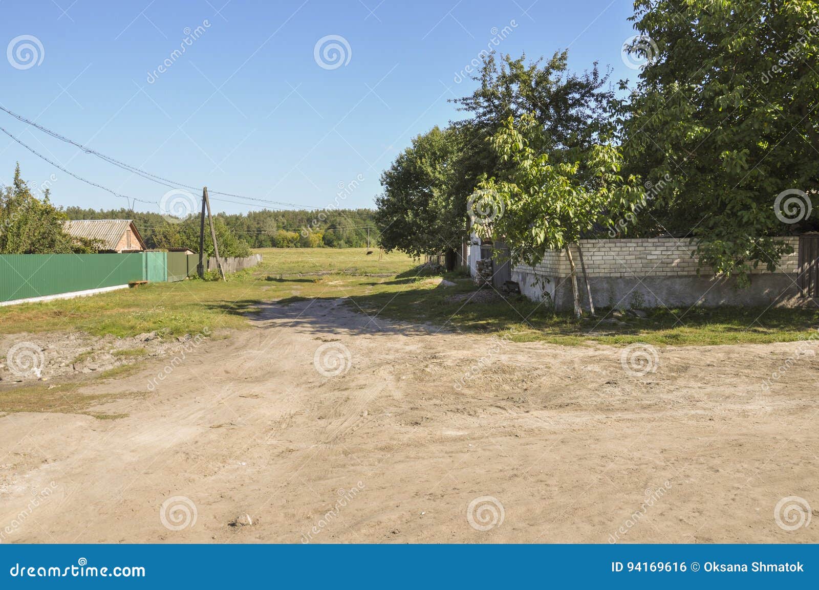 Little Street in the Small Town. Suburb Stock Photo - Image of places ...