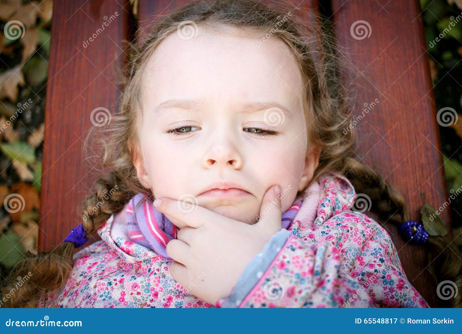 Little stubborn girl stock image. Image of oppose, emotional - 65548817