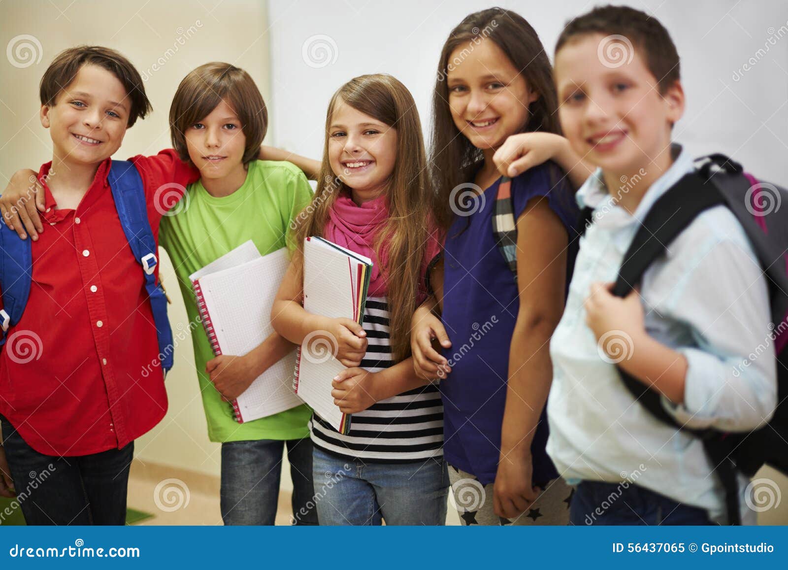 Little Students in the Classroom Stock Image - Image of holding ...