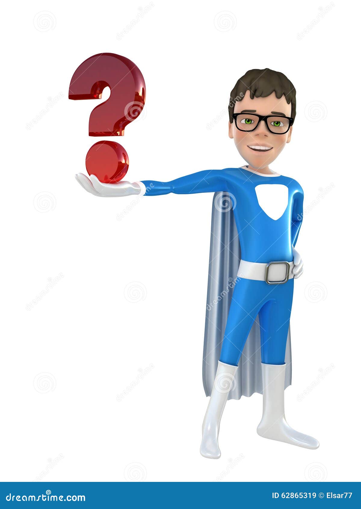 Little superhero posing stock illustration. Illustration of isolated ...