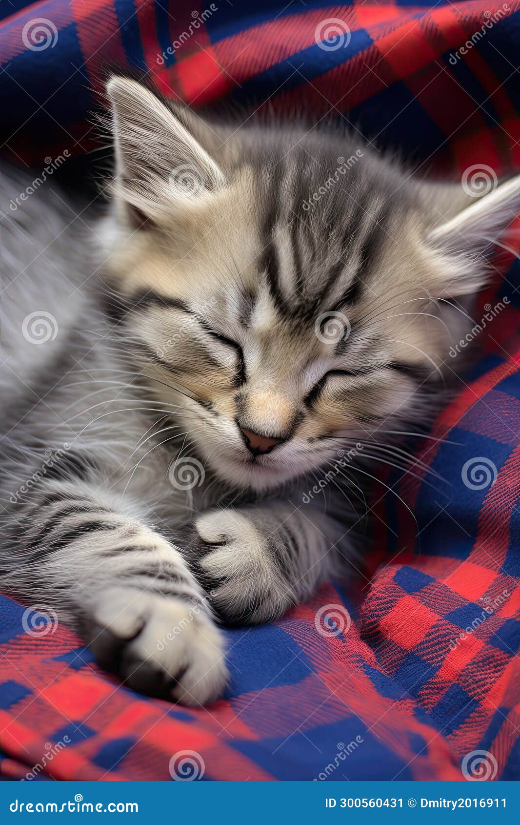 Little Tabby Kitten And Butterflies Stock Photo | CartoonDealer.com ...