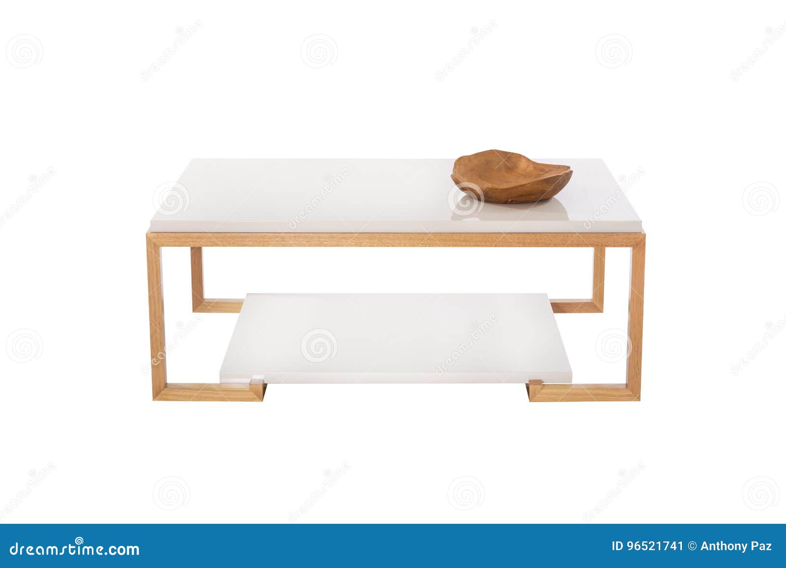 Little Table White and Wood Stock Image - Image of empty, cafe: 96521741