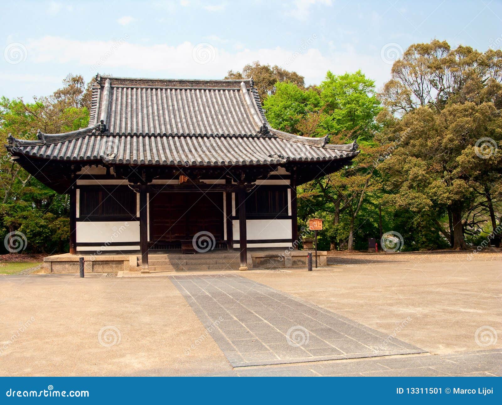 Little Temple in Kyoto stock image. Image of buddha, park - 13311501