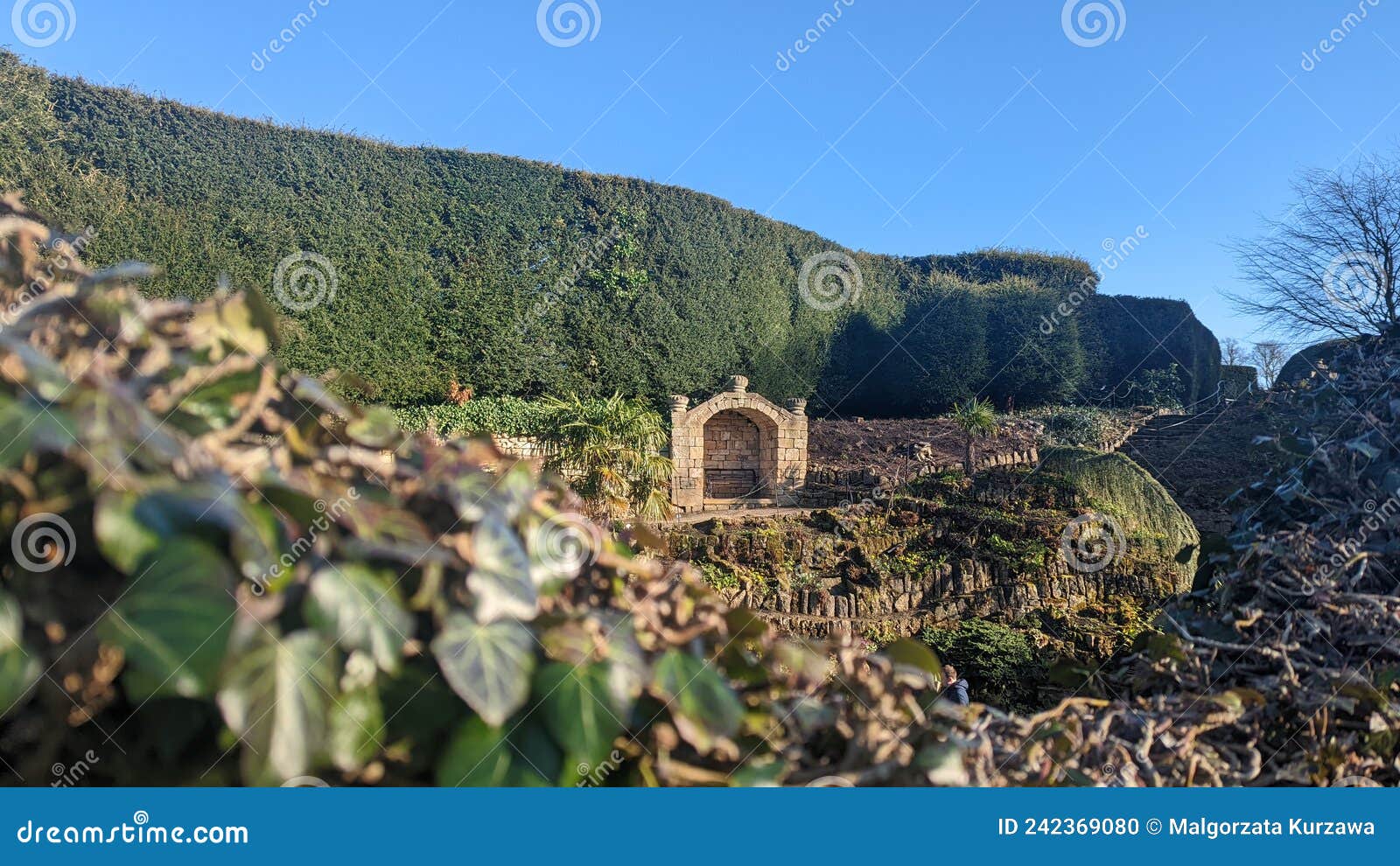 Little Temple in Spring Garden Stock Photo - Image of field, little ...