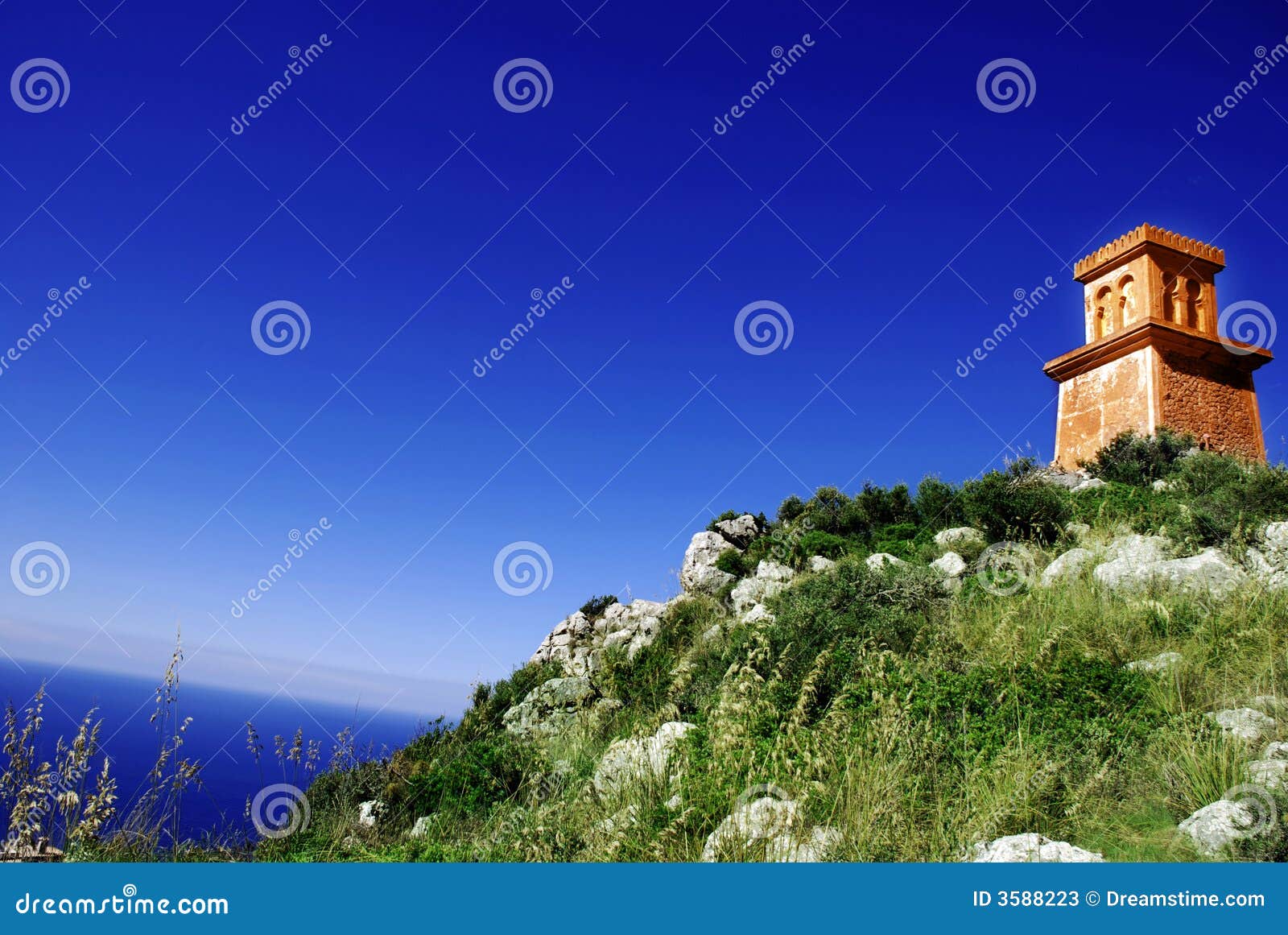 Little tower stock image. Image of palma, europe, destinations - 3588223