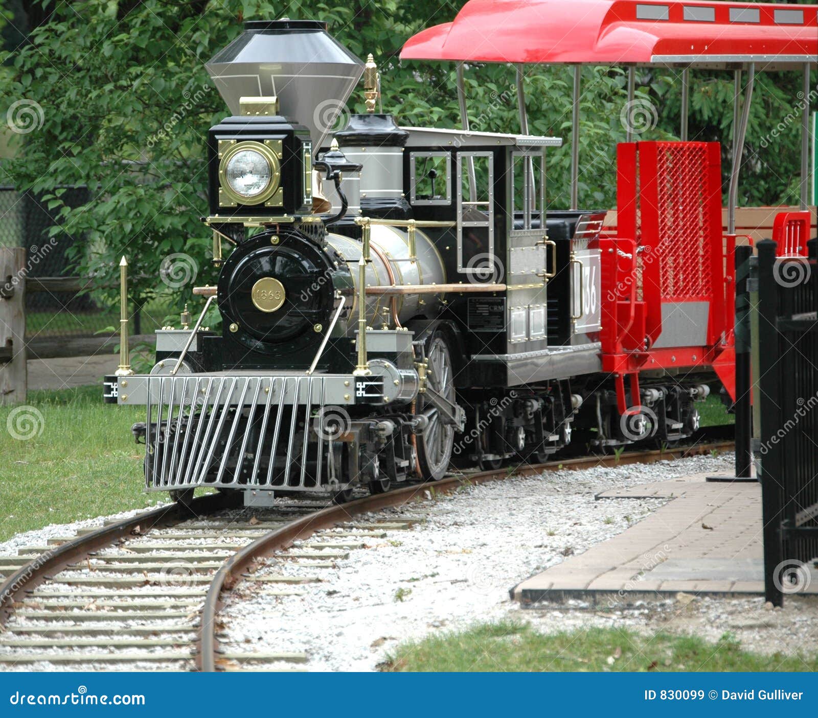 Little Train stock image. Image of train, park, caboose - 830099
