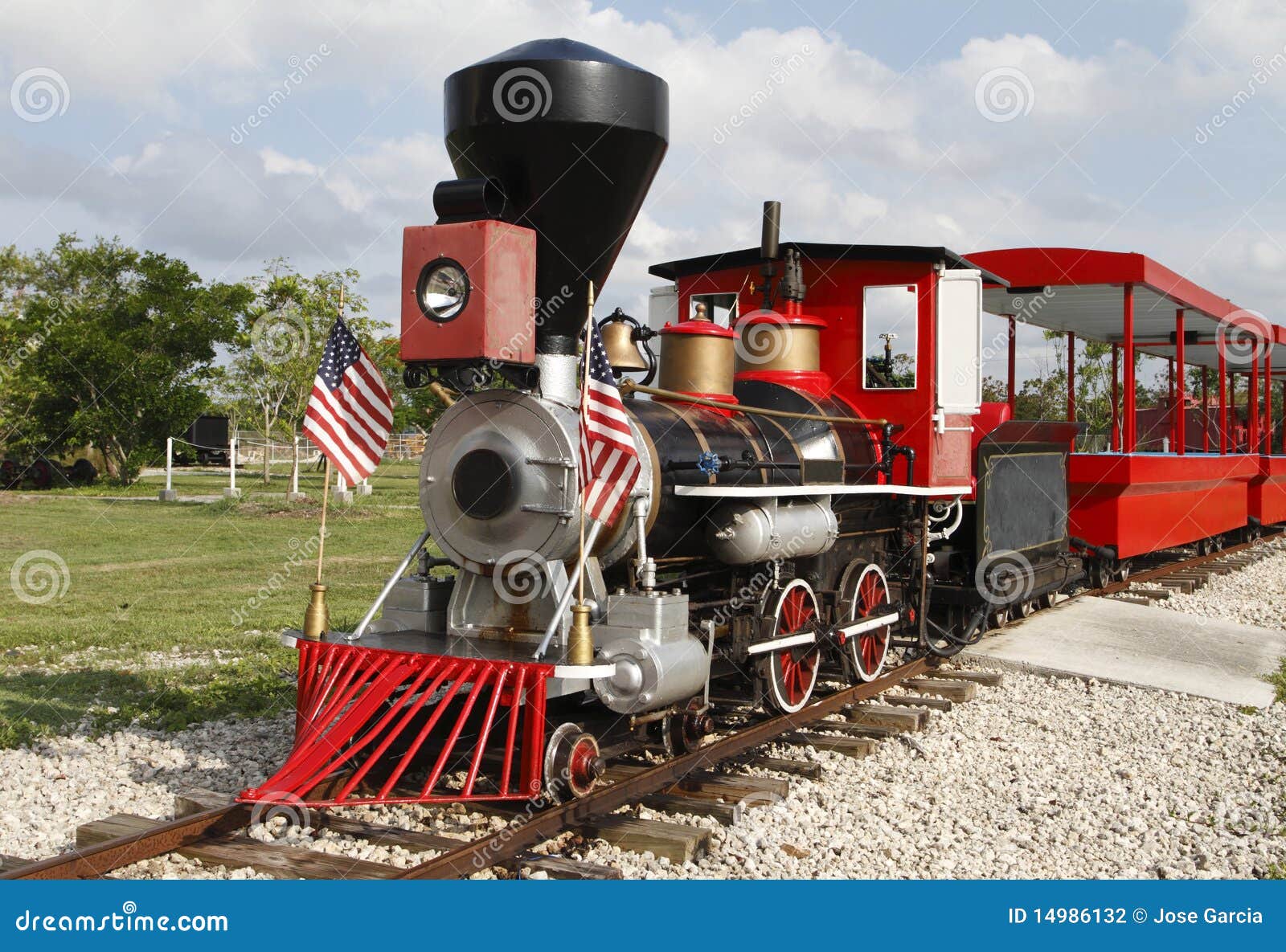 Vintage Steam American Locomotive Train Stock Photo - Image of ...
