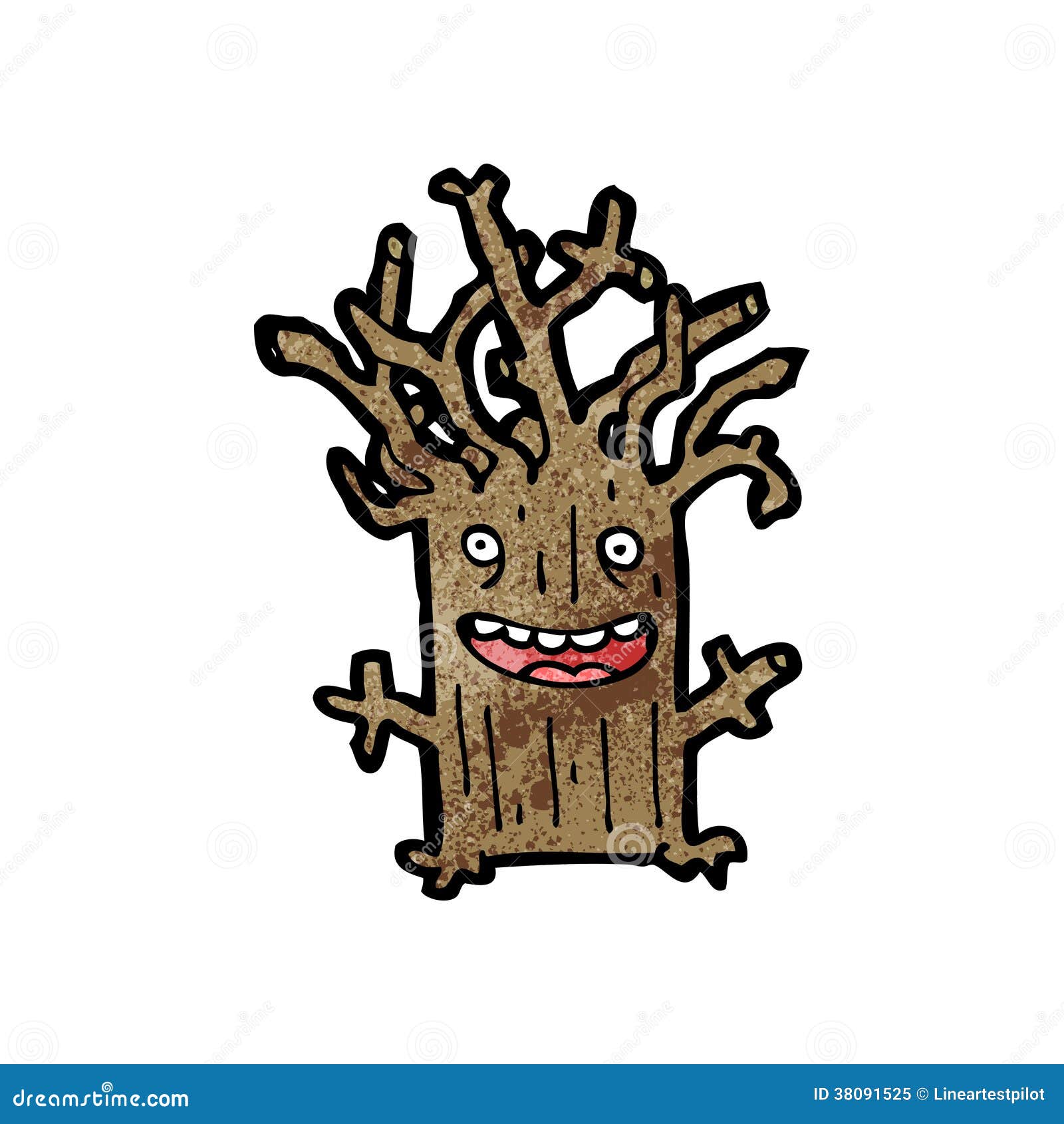 Little Tree Cartoon Character Stock Vector - Illustration of ...
