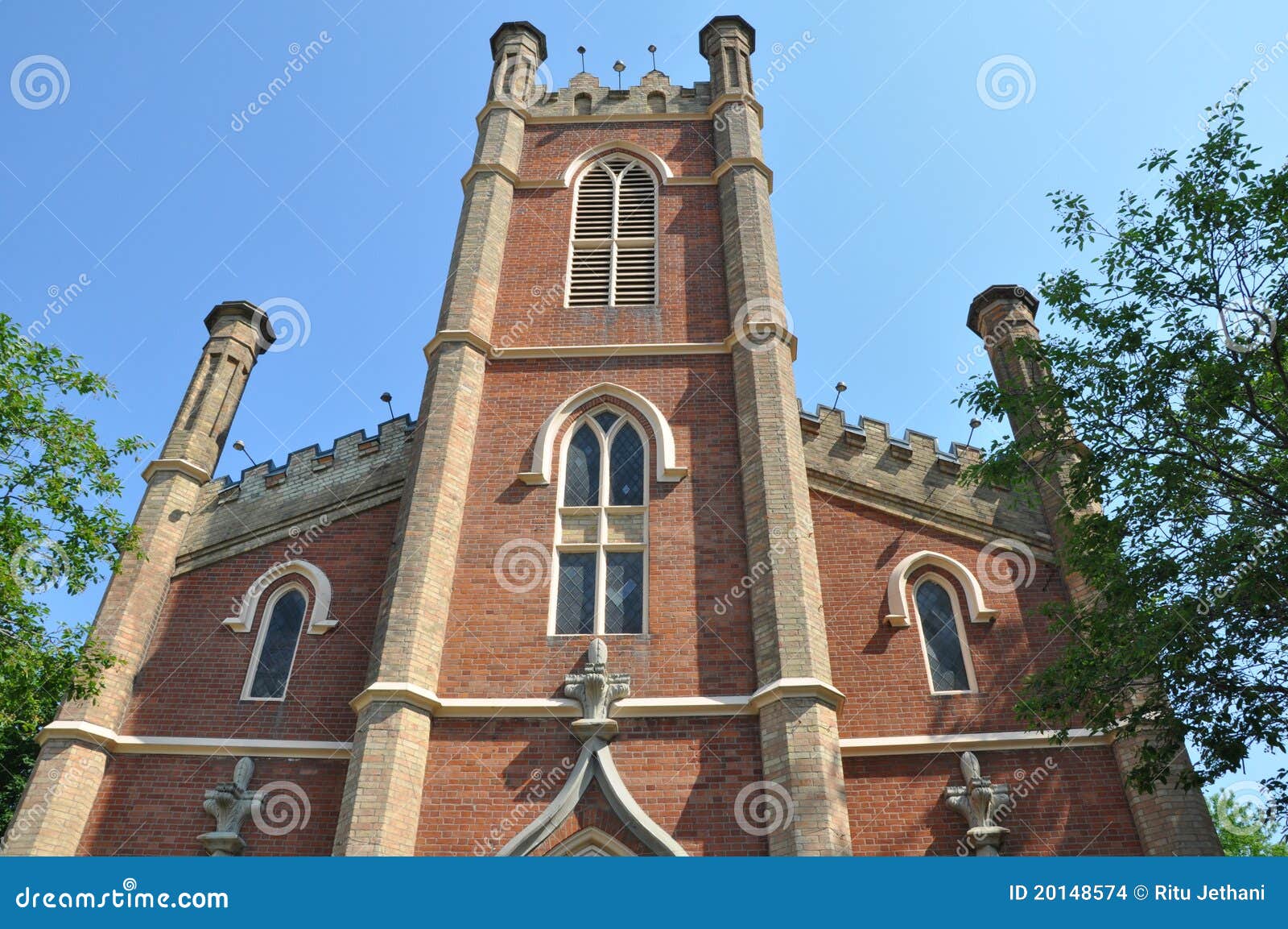 Little Trinity Anglican Church in Toronto Stock Photo - Image of christ ...