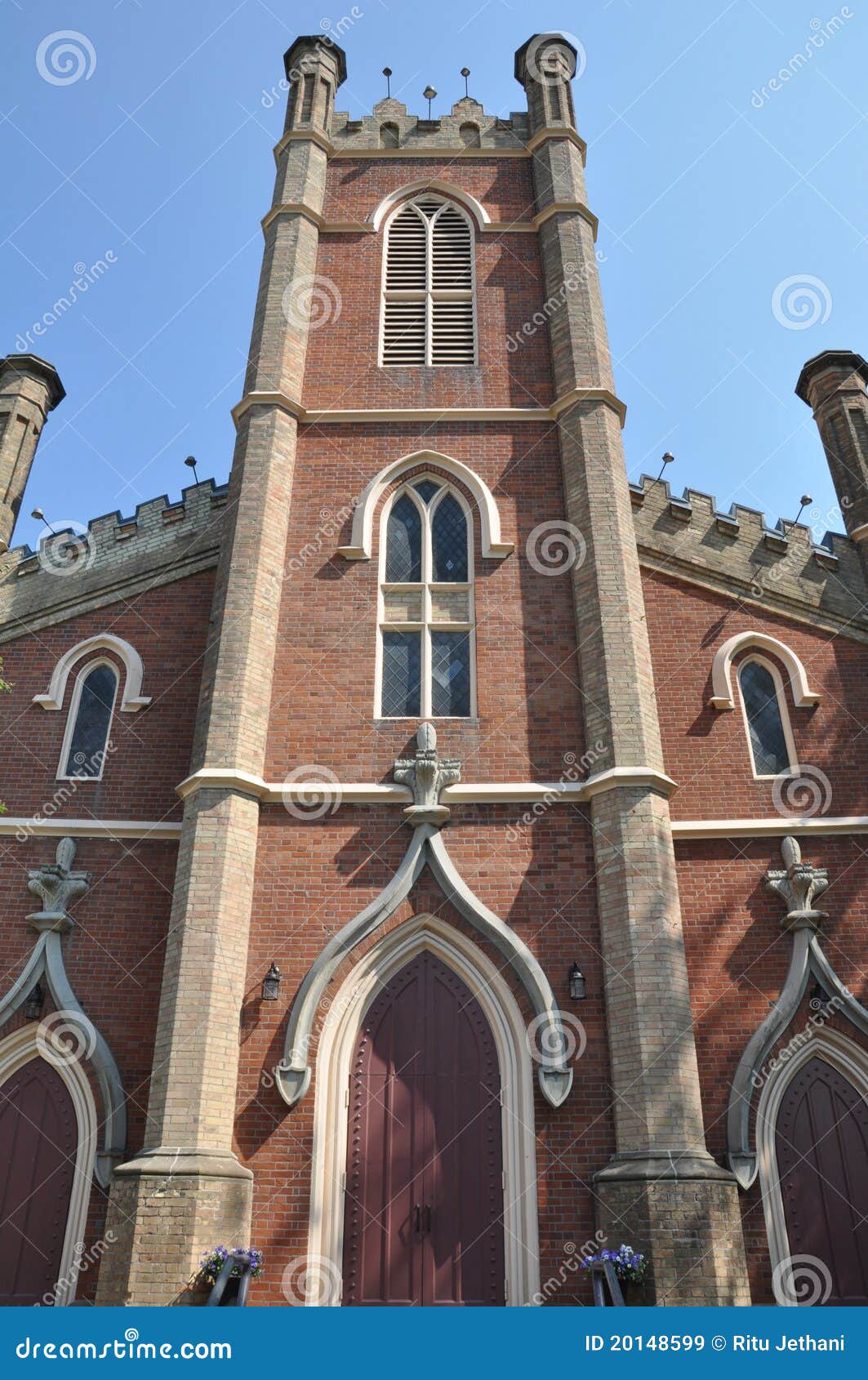 Little Trinity Anglican Church in Toronto Stock Image - Image of ...