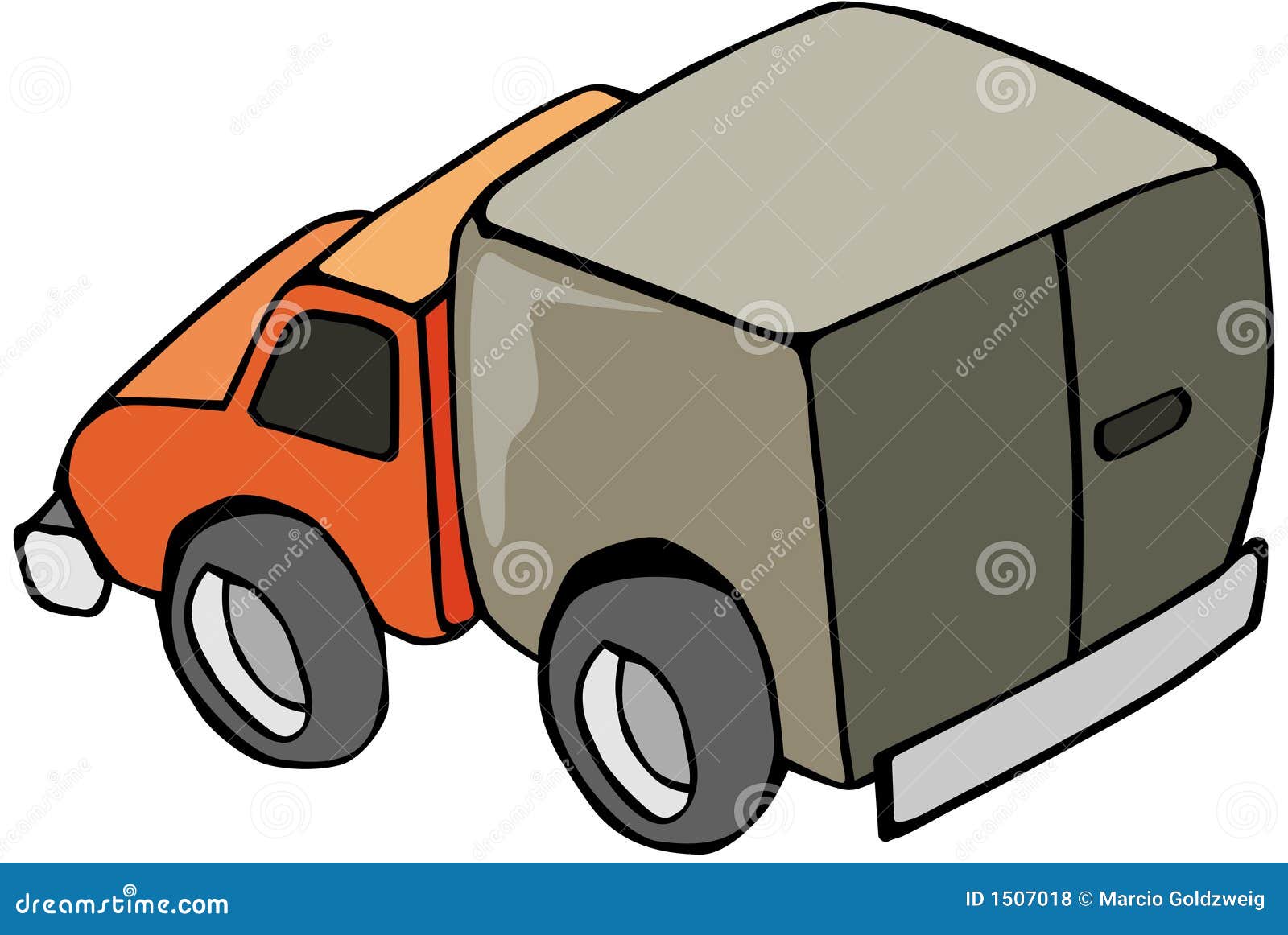 Little Truck stock illustration. Illustration of trucking - 1507018