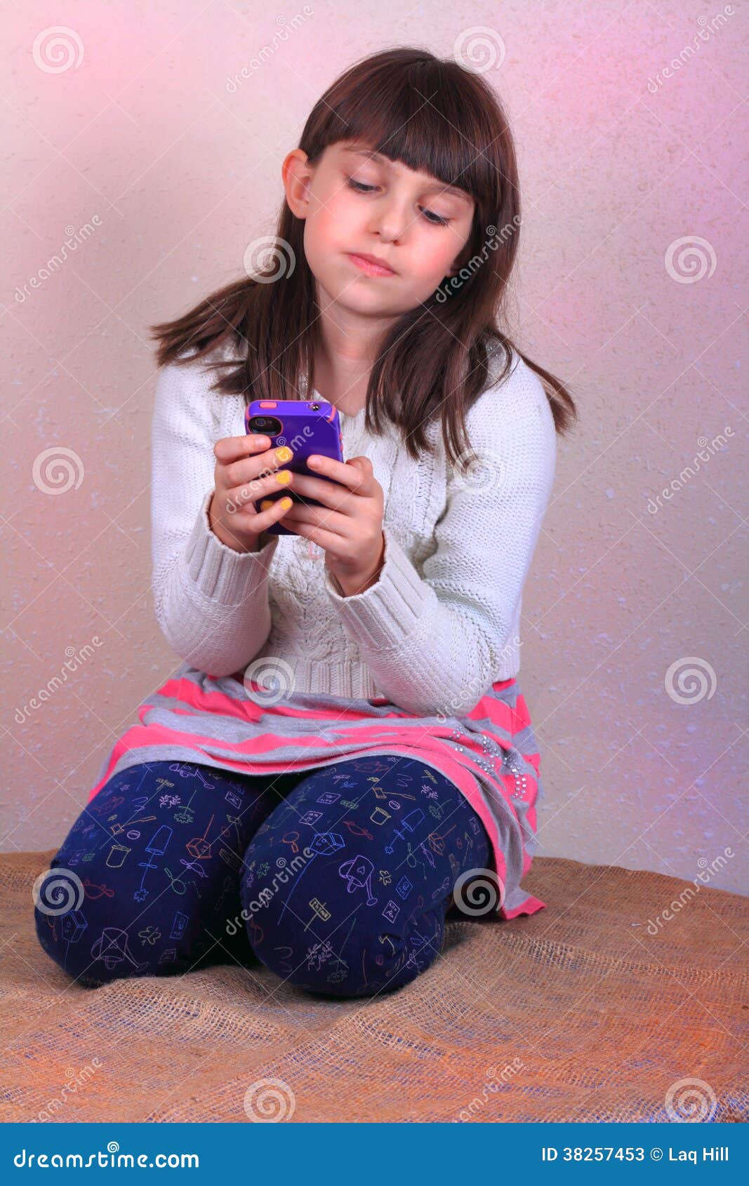 Typical Tween Communication Royalty Free Stock Image Cartoondealer