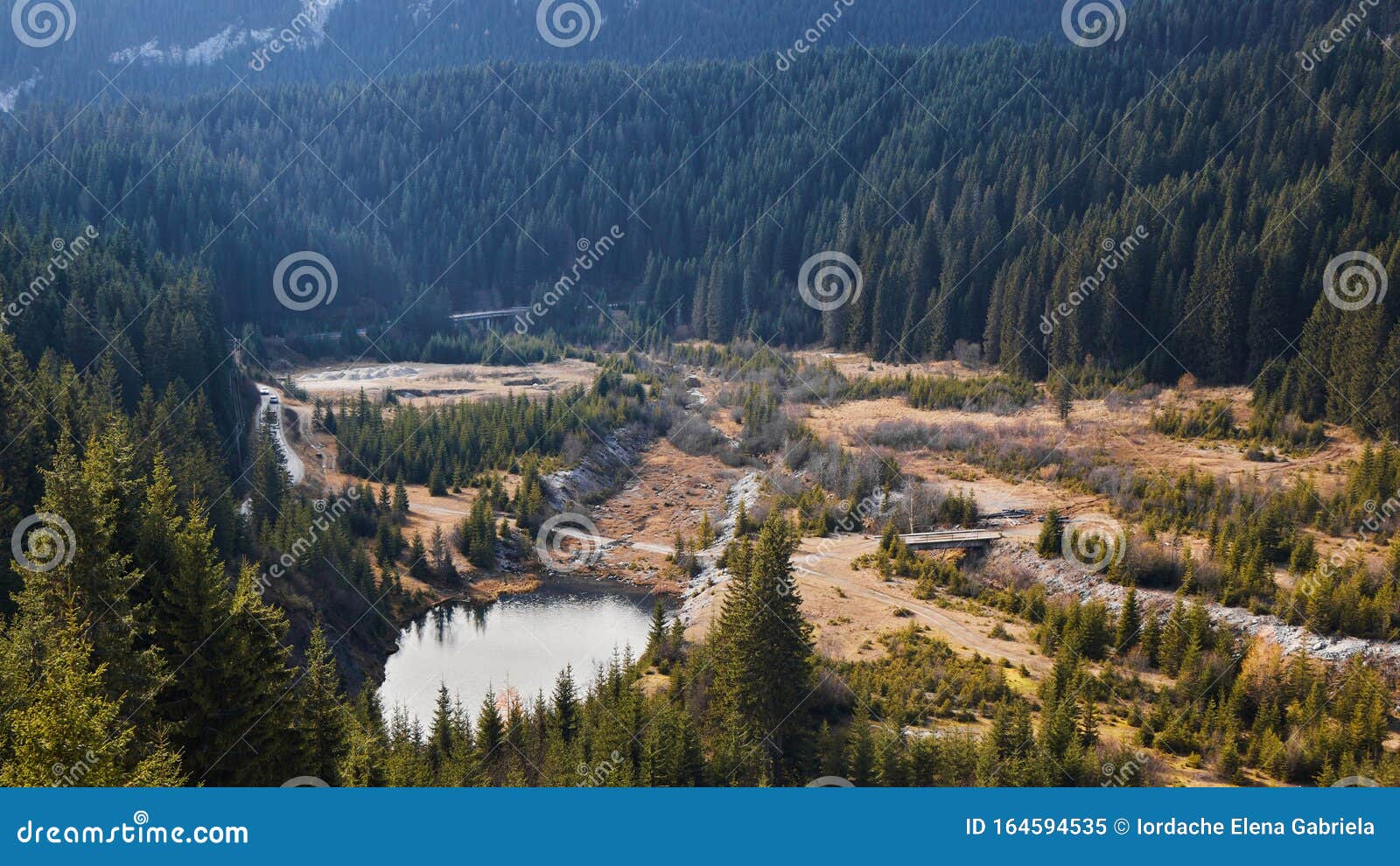 Little Valley and Little Lake Stock Image - Image of lake, economic ...