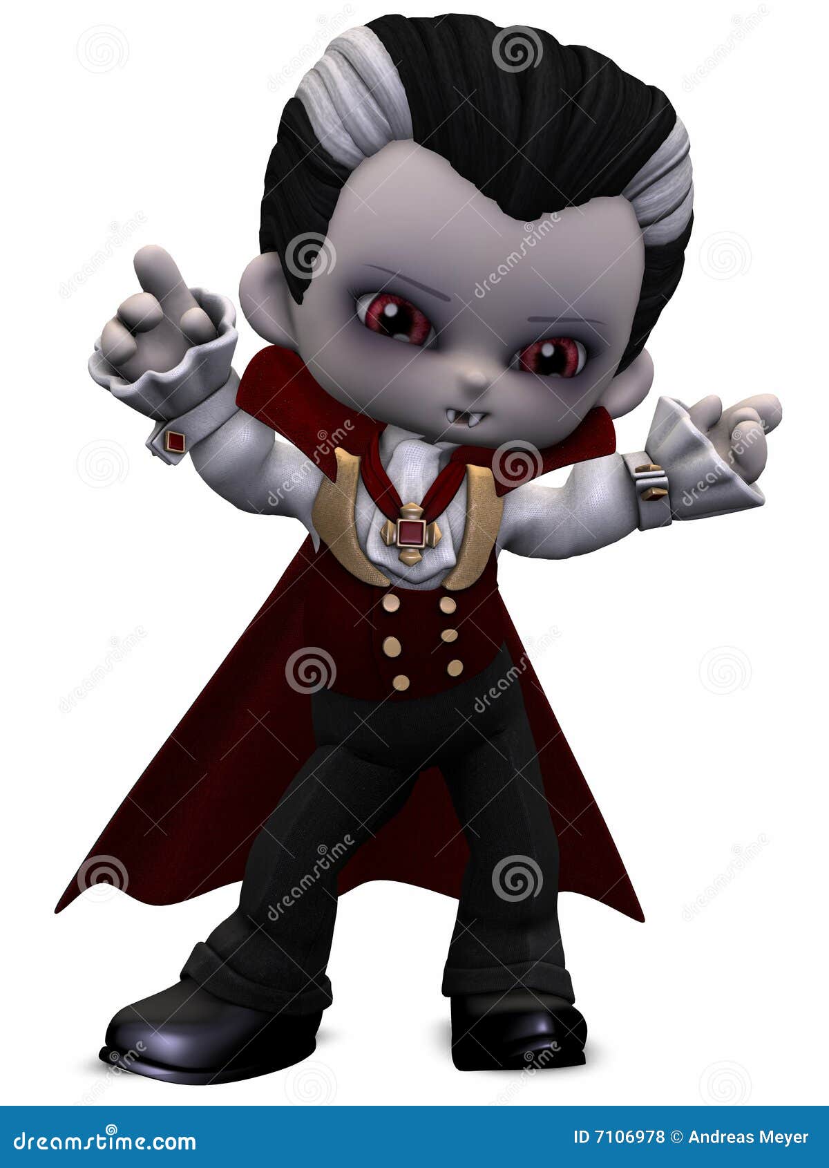Little Vamp - Toon Figure stock illustration. Illustration of body ...