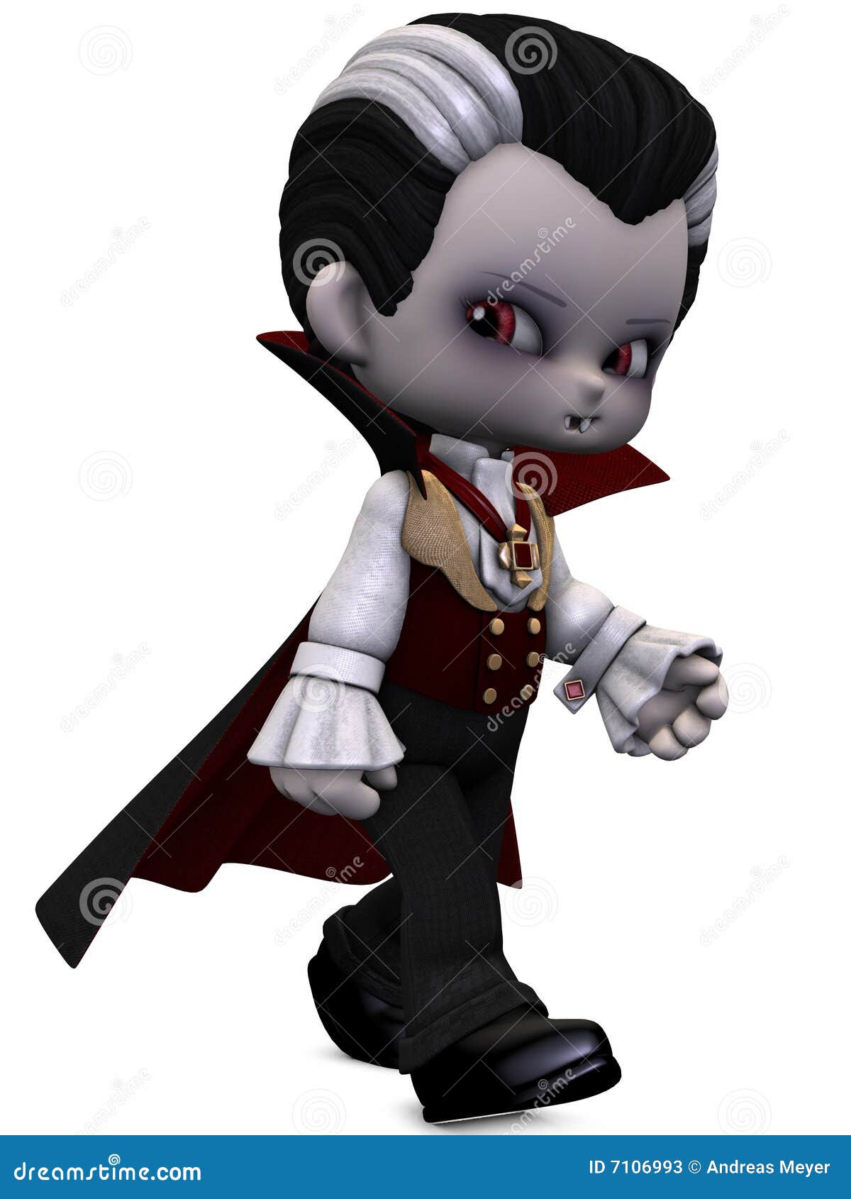 Little Vamp - Toon Figure stock illustration. Illustration of poser ...
