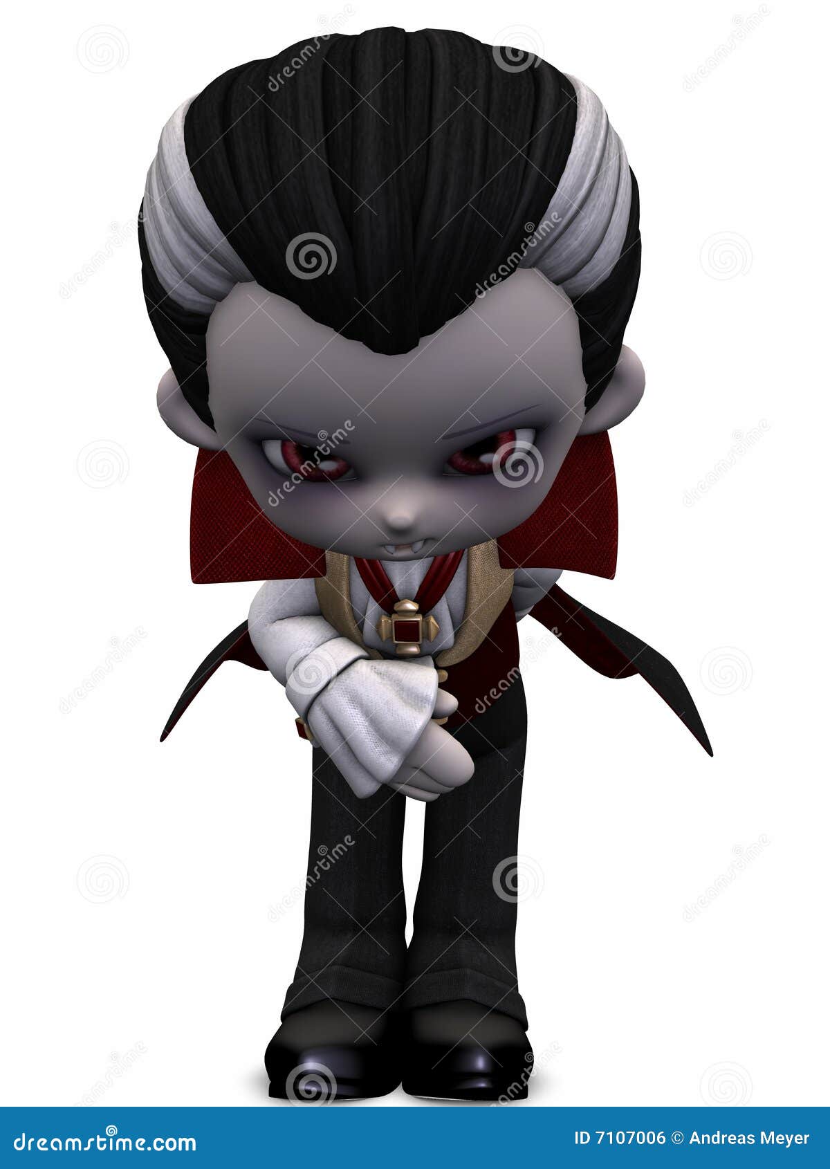 Little Vamp - Toon Figure stock illustration. Illustration of vampire ...
