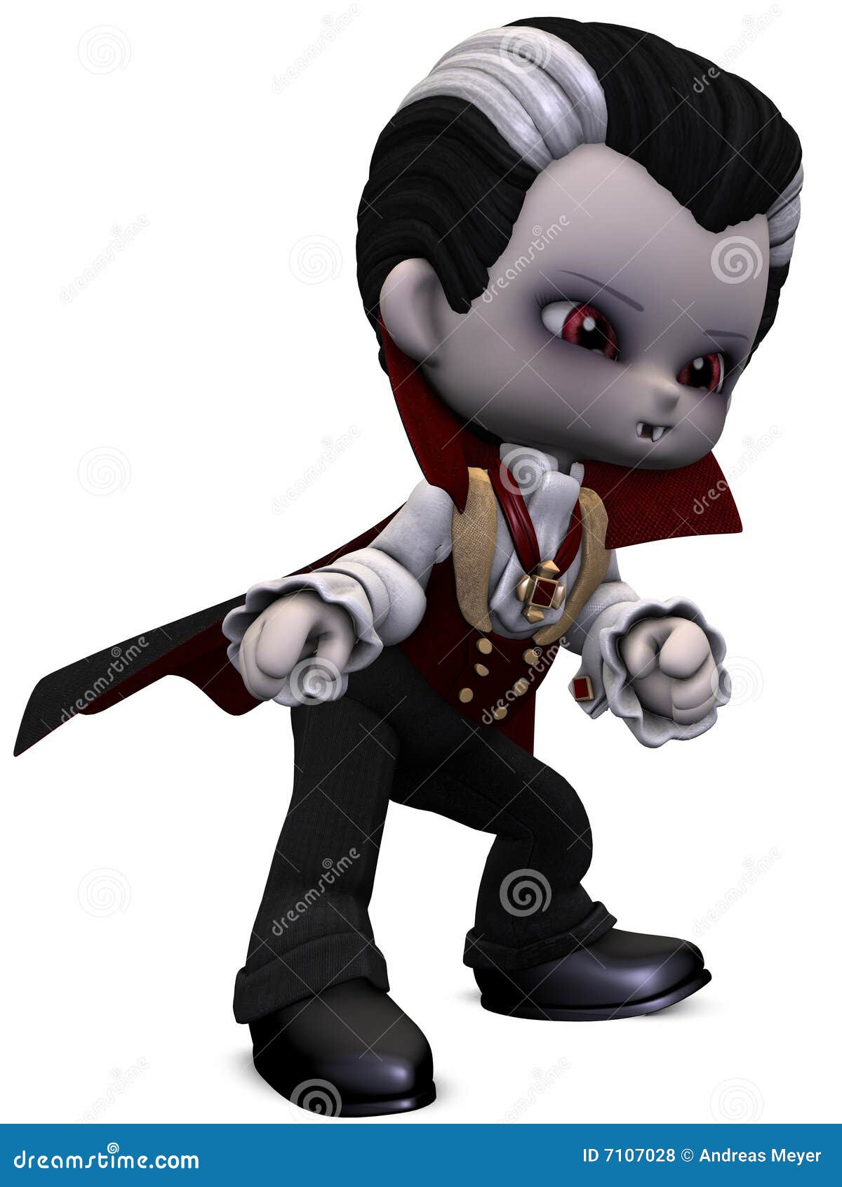 Little Vamp - Toon Figure stock illustration. Illustration of digital ...