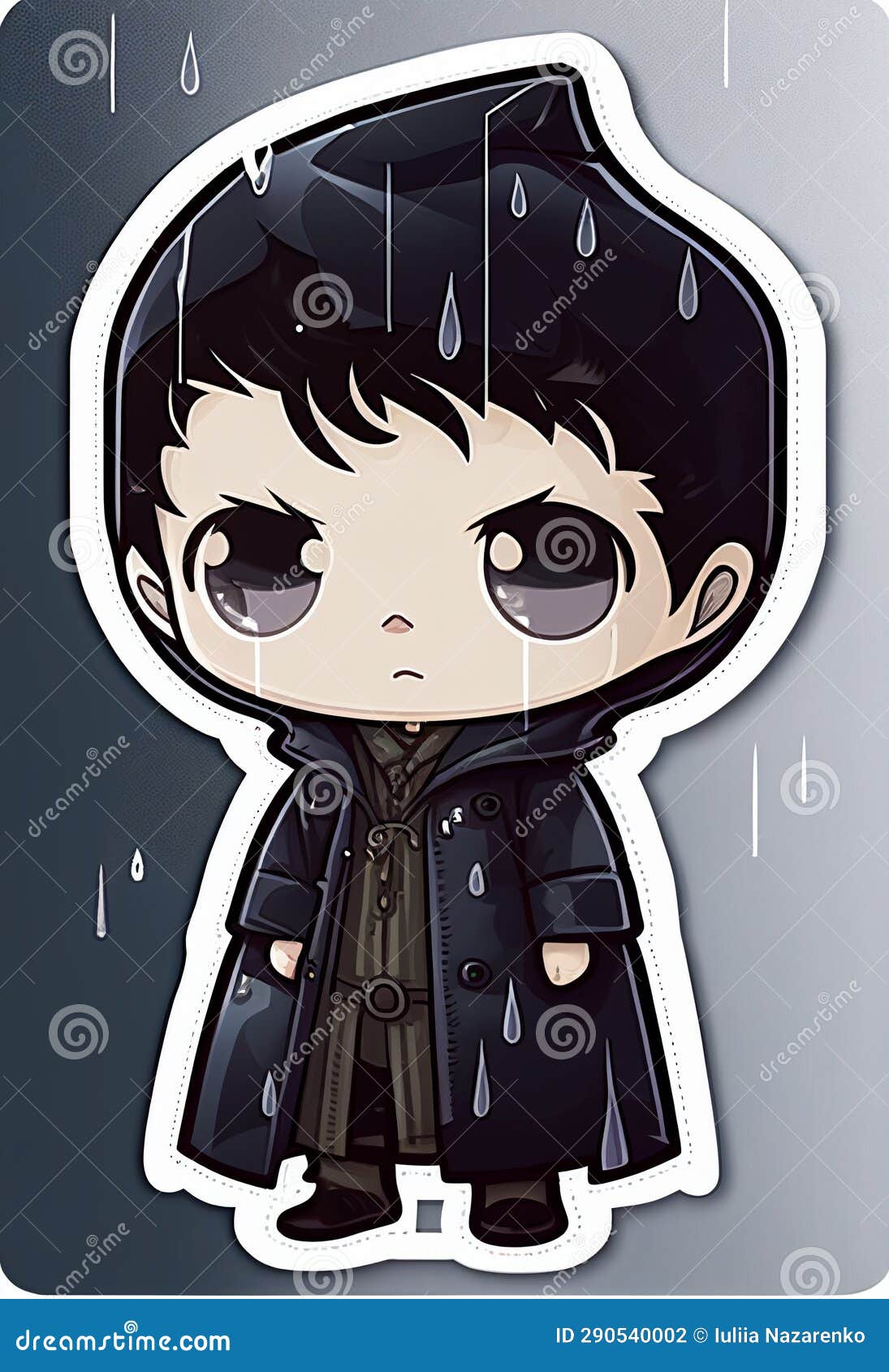 Little Vampire in a Cape. AI Generated Stock Illustration ...