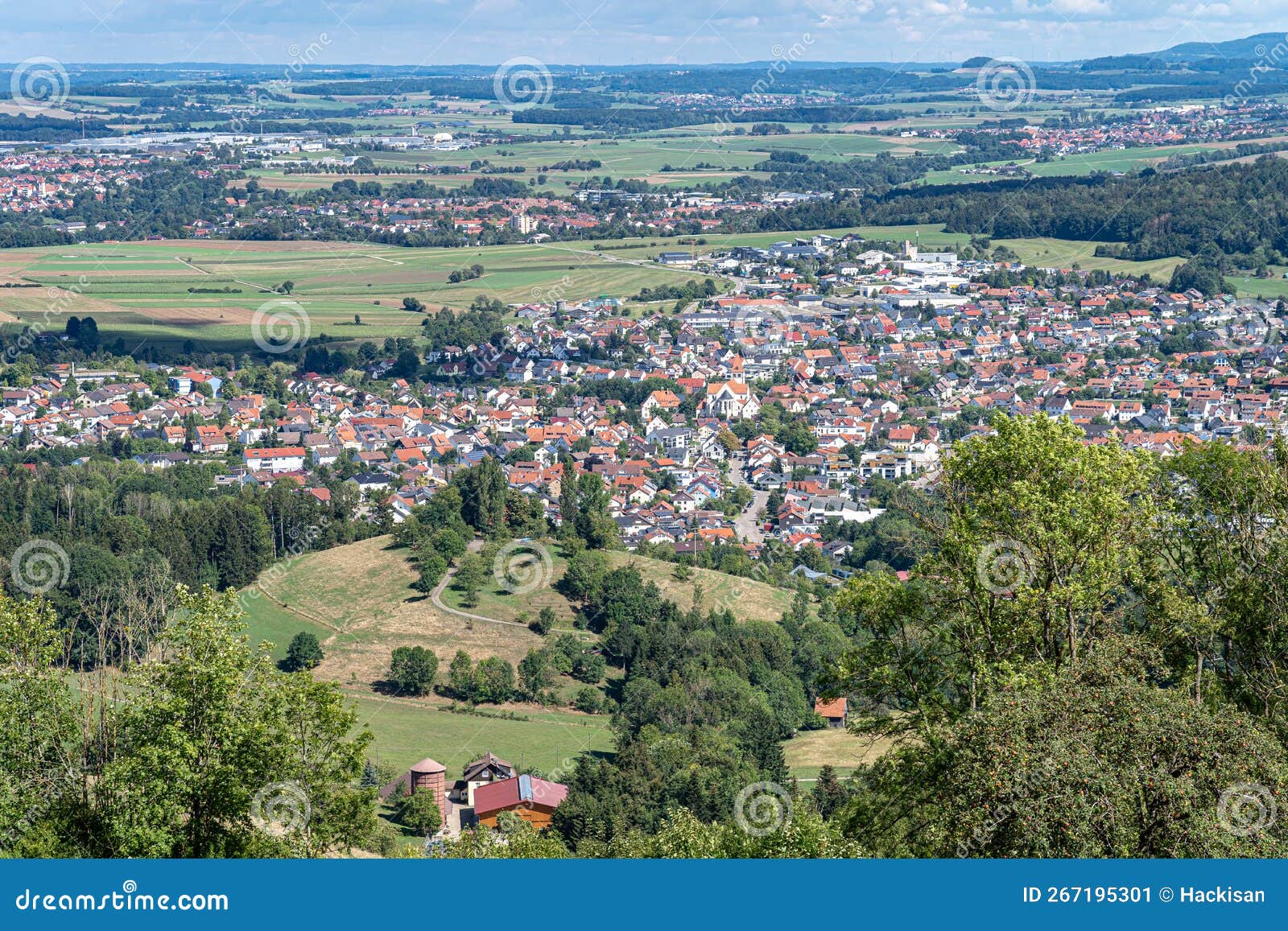 Little Village in the Middle of the German Countryside Stock Image ...