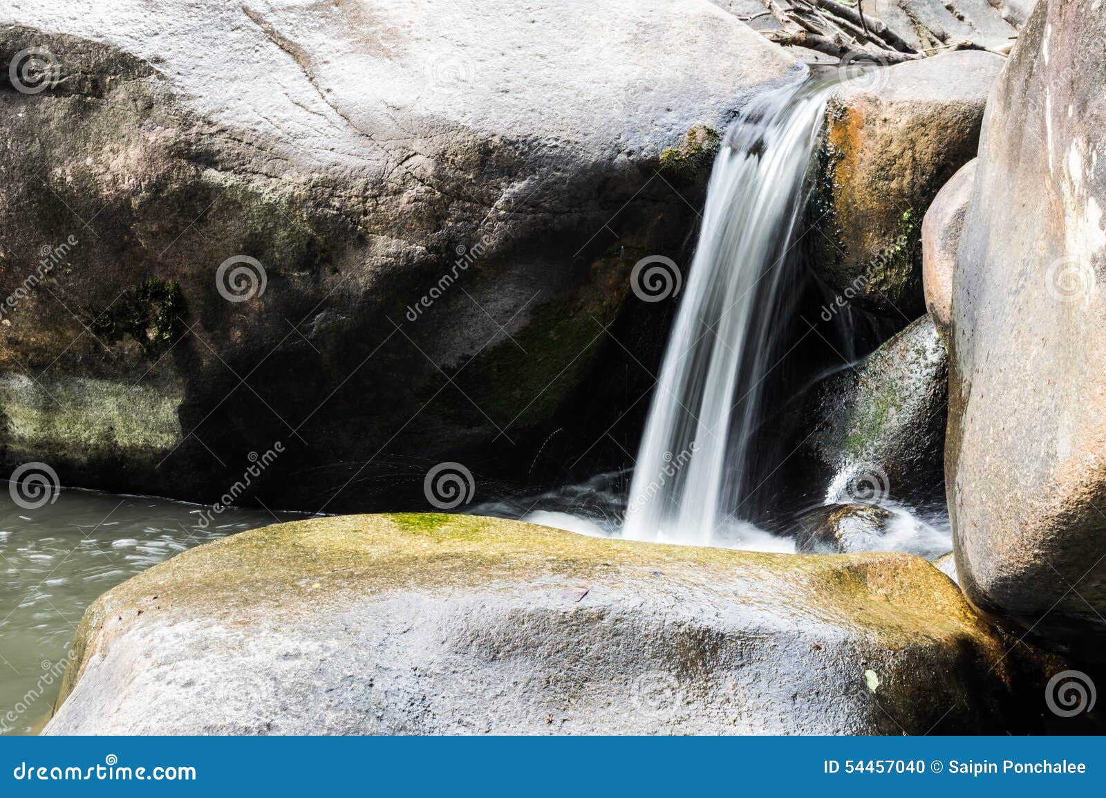 Little water fall stock photo. Image of waterfall, park - 54457040