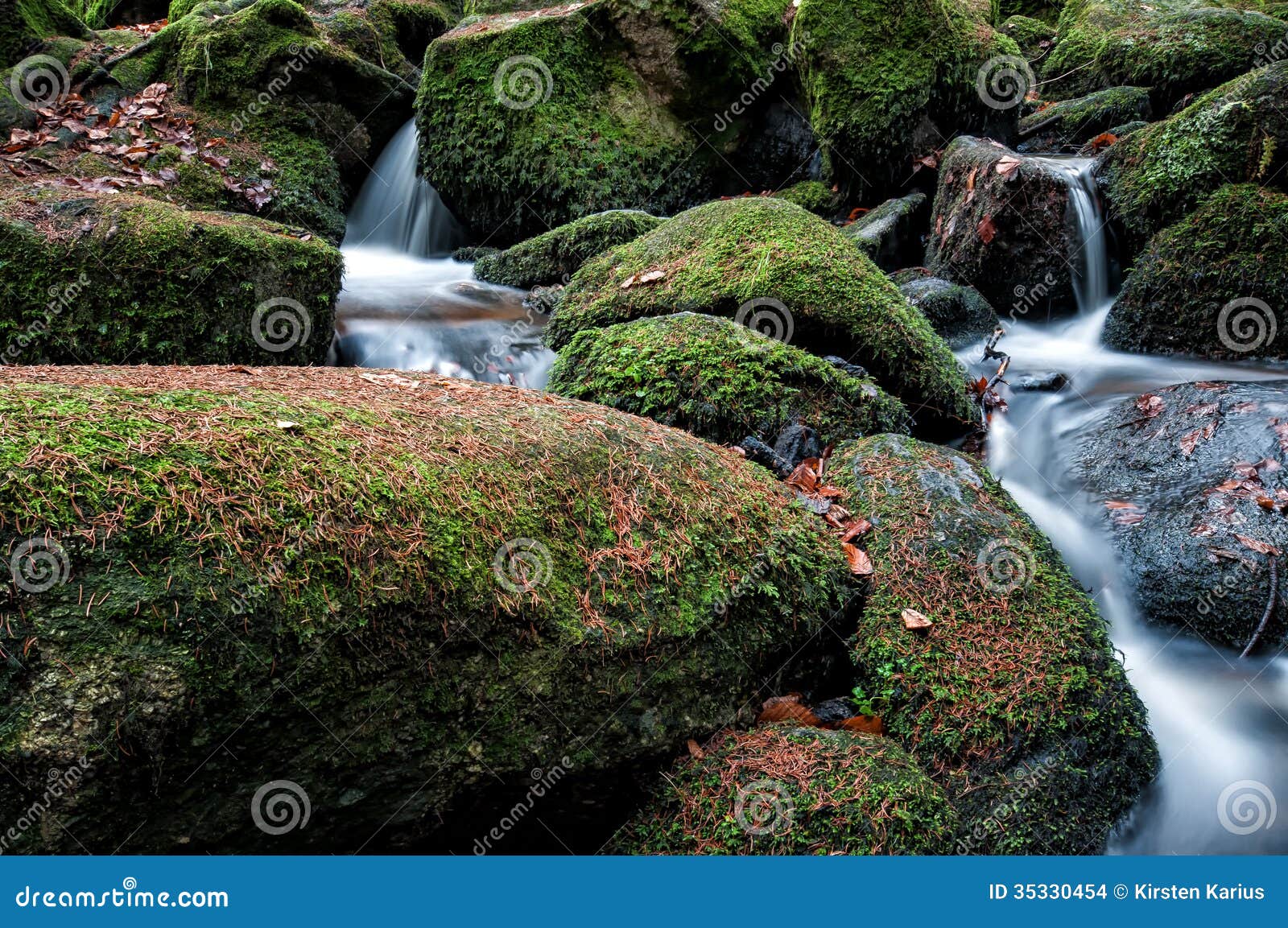 Little waterfall II stock photo. Image of waterfall, rock - 35330454