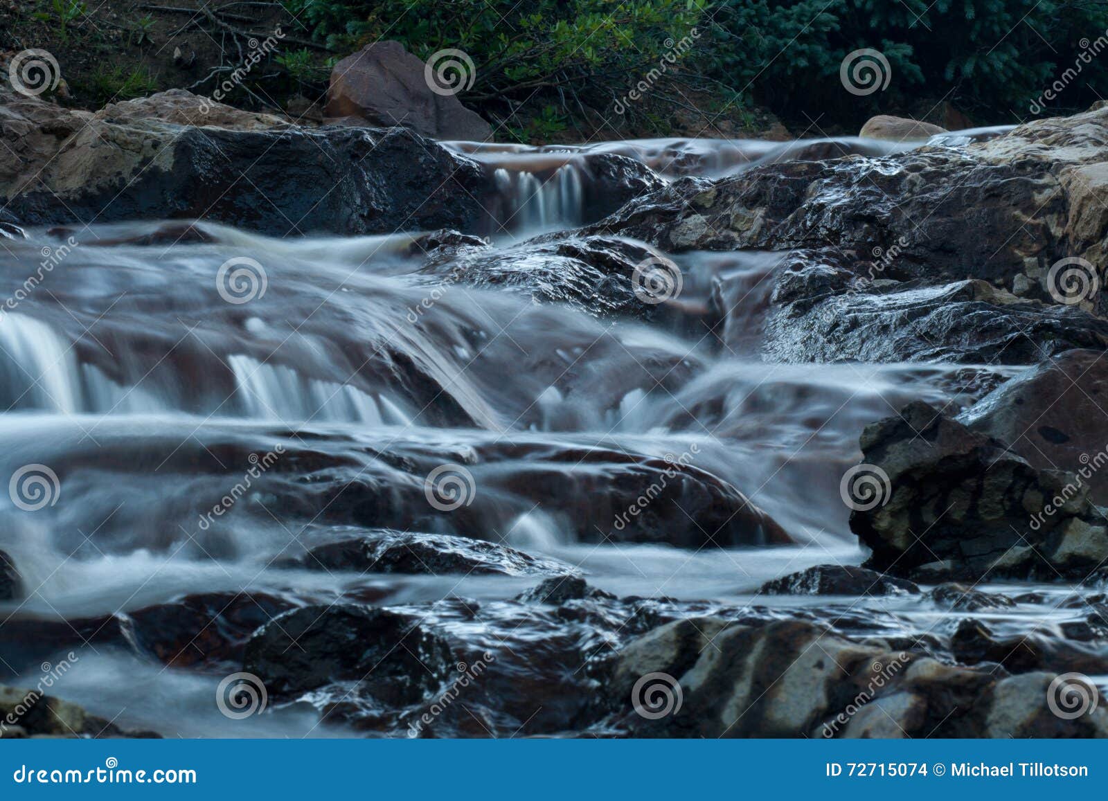 Little Waterfalls stock photo. Image of stream, water - 72715074