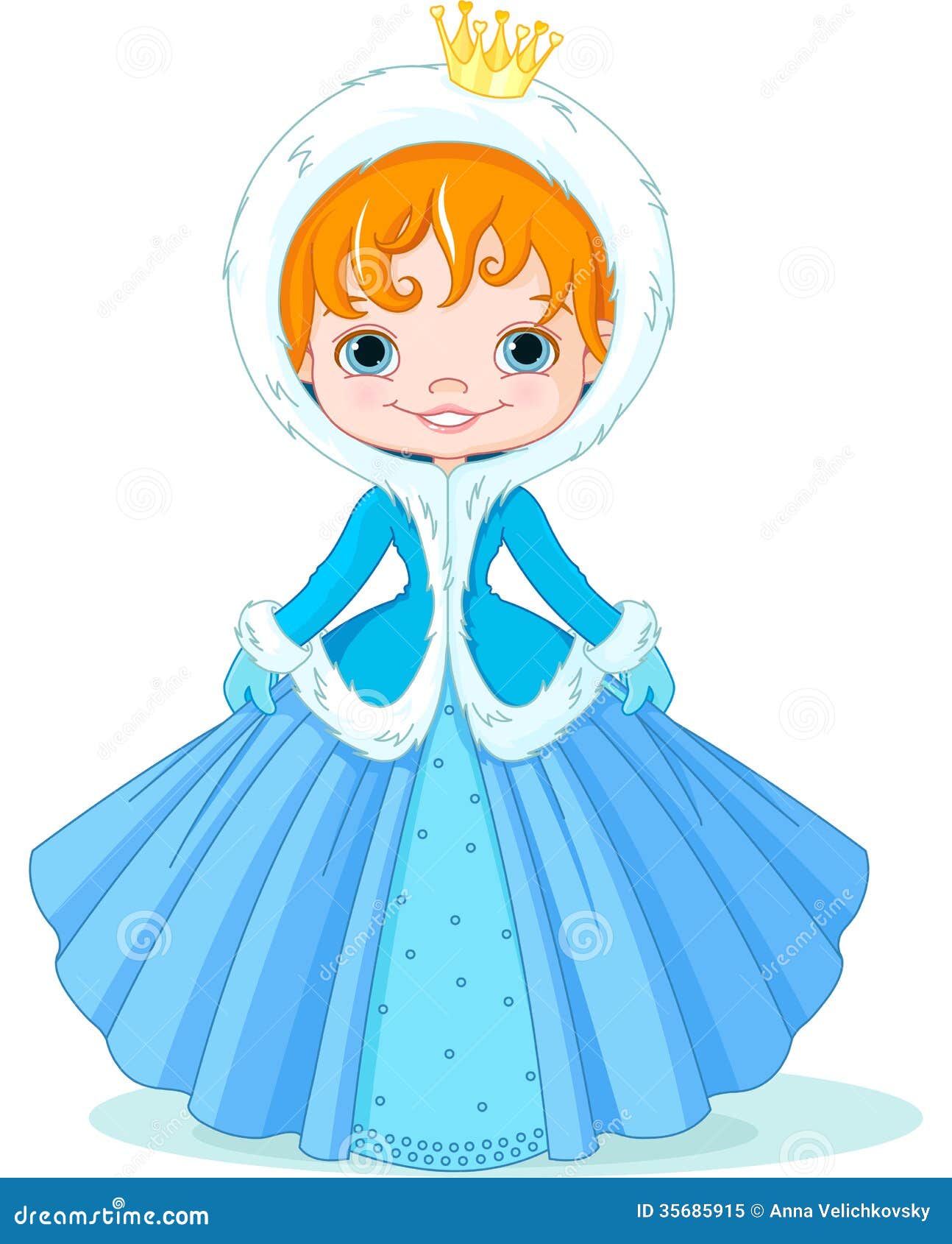 Winter Castle For Princess Cartoon | CartoonDealer.com #200382361