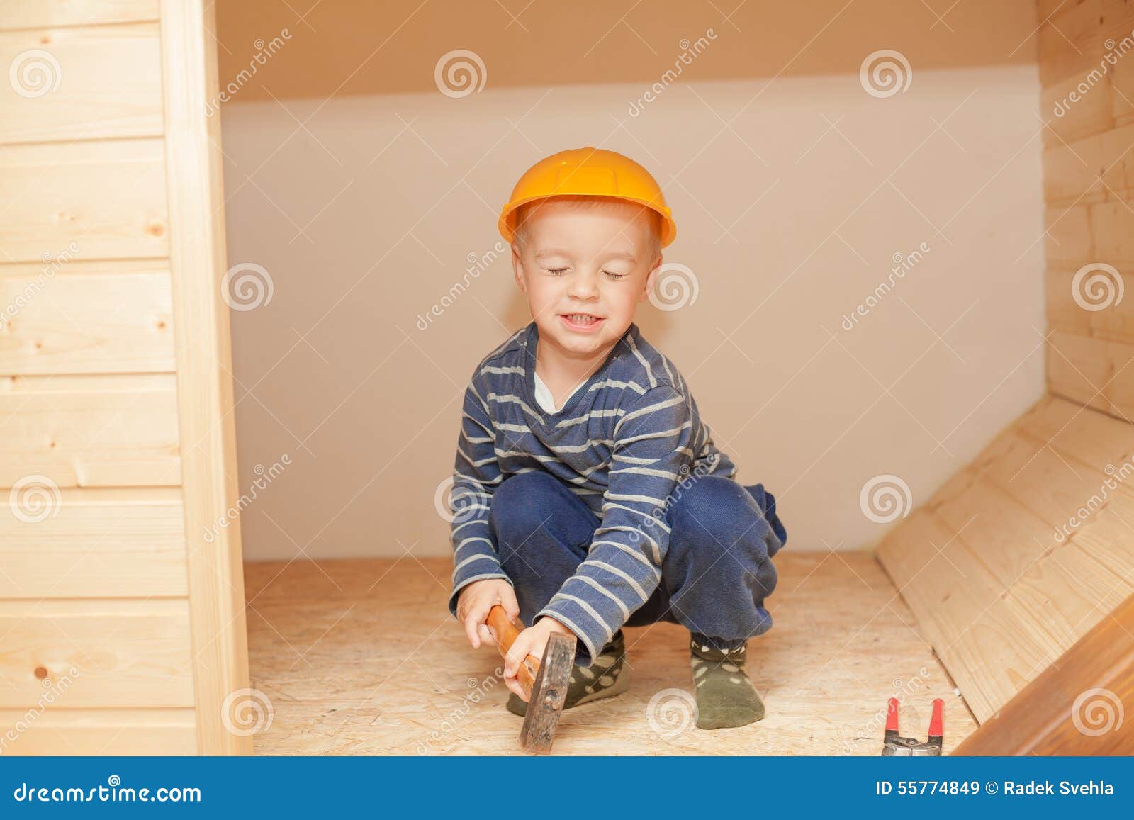 Little worker. stock image. Image of concept, child, little - 55774849