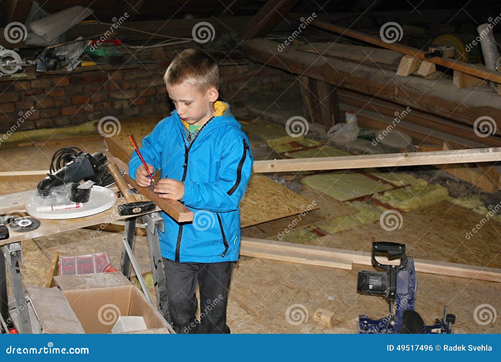 Little worker stock photo. Image of joiner, repair, carpenter - 49517496