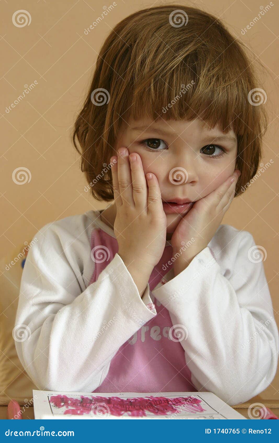 Little worries stock image. Image of kids, beauty, children - 1740765