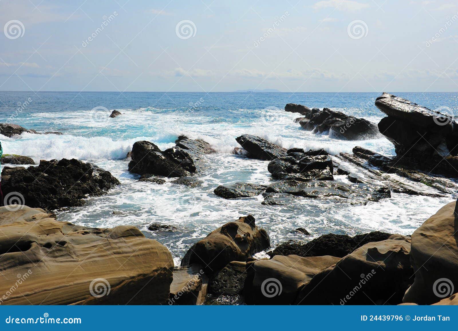 Little Yeliou Rocks in Taiwan Stock Photo - Image of nature, limestone ...