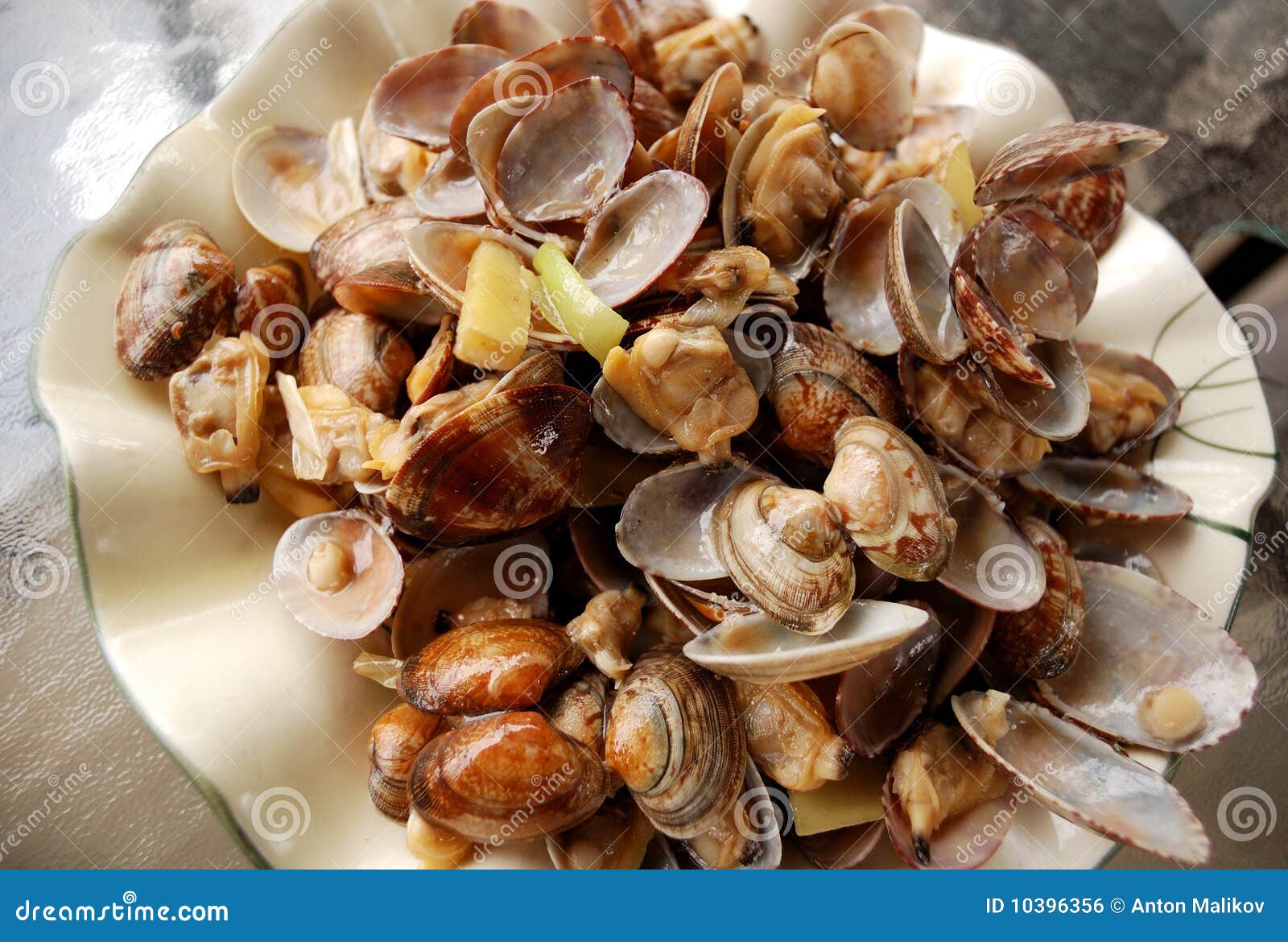 Littlenecks stock photo. Image of clams, appetizer, lemon - 10396356