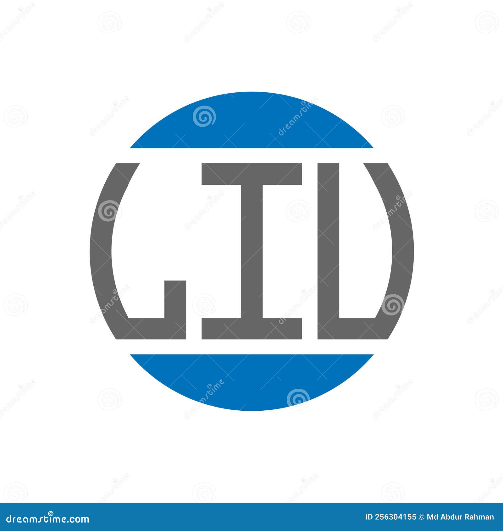 LIU Letter Logo Design on White Background. LIU Creative Initials ...