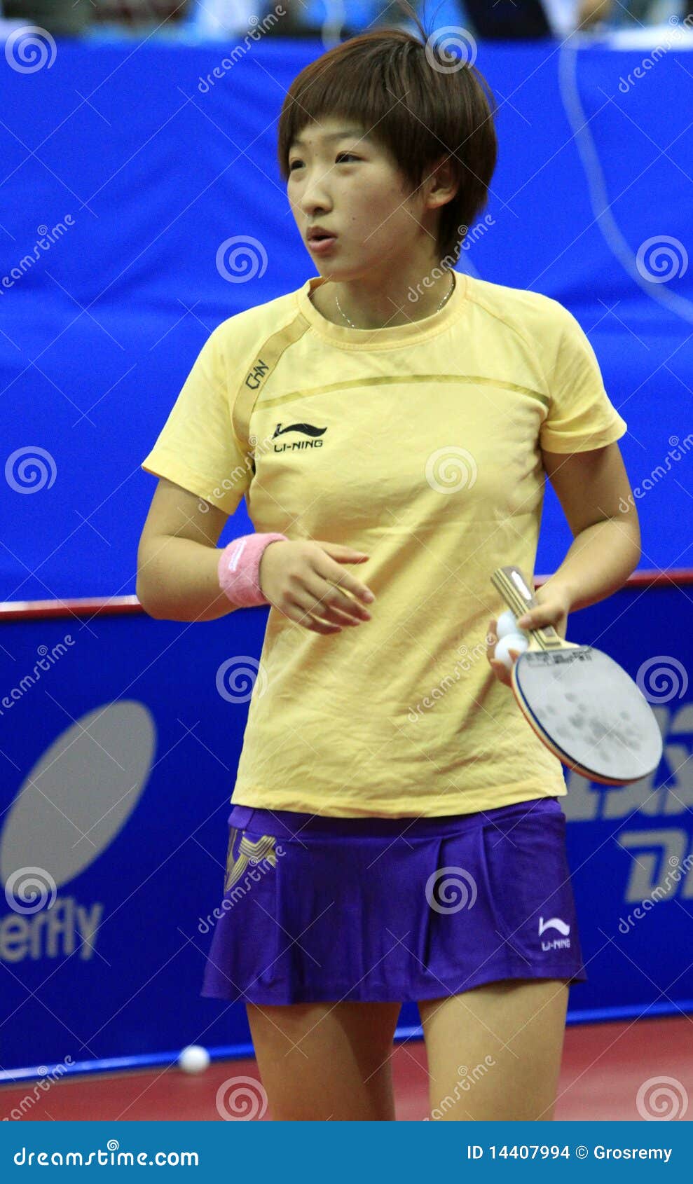 LIU Shiwen (CHI) editorial stock image. Image of tennis - 14407994