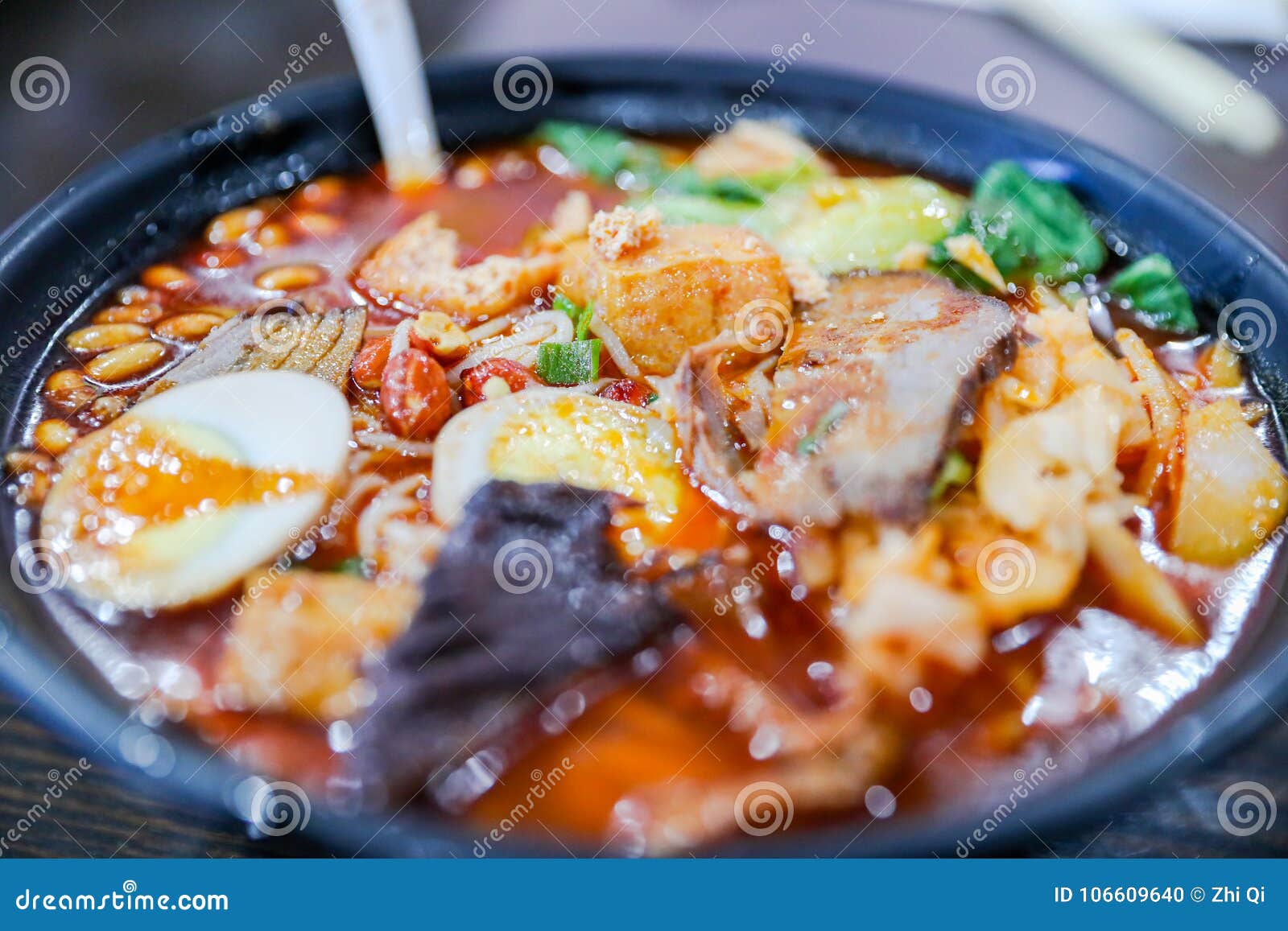Liuzhou River Snails Rice Noodle Stock Photo - Image of shoots, soup ...