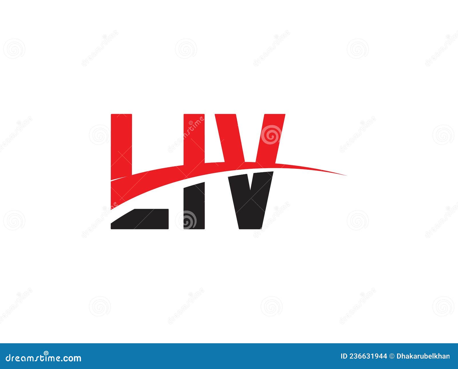 LIV Letter Initial Logo Design Stock Vector - Illustration of logo ...