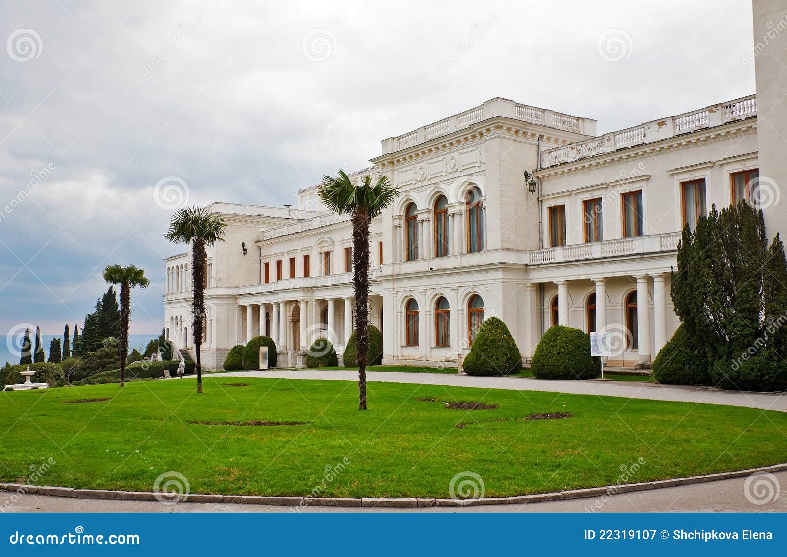 Livadia Palace stock image. Image of grass, outdoor, livadia - 22319107