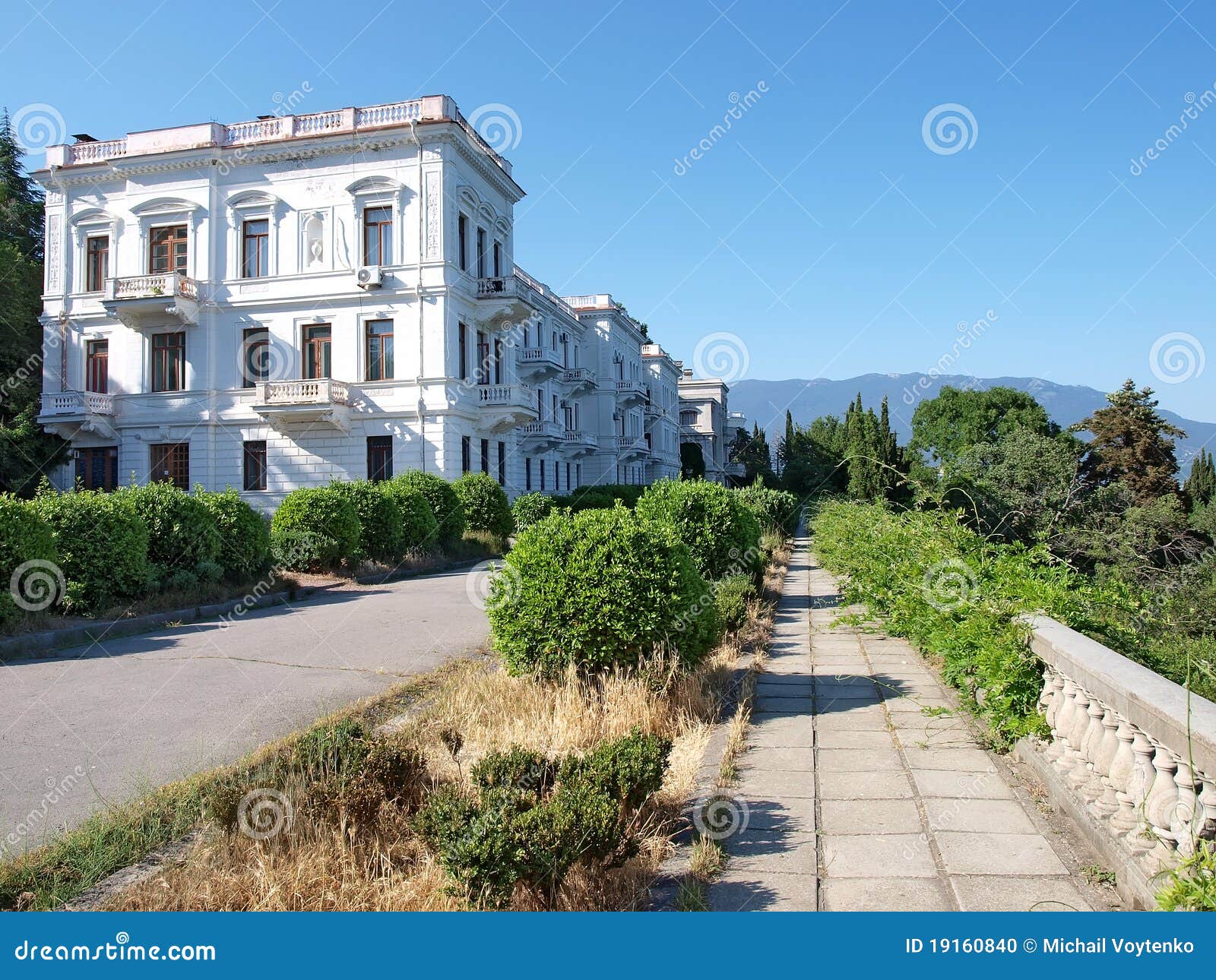 Livadia Palace Complex. Crimea, Ukraine Stock Photo - Image of ...