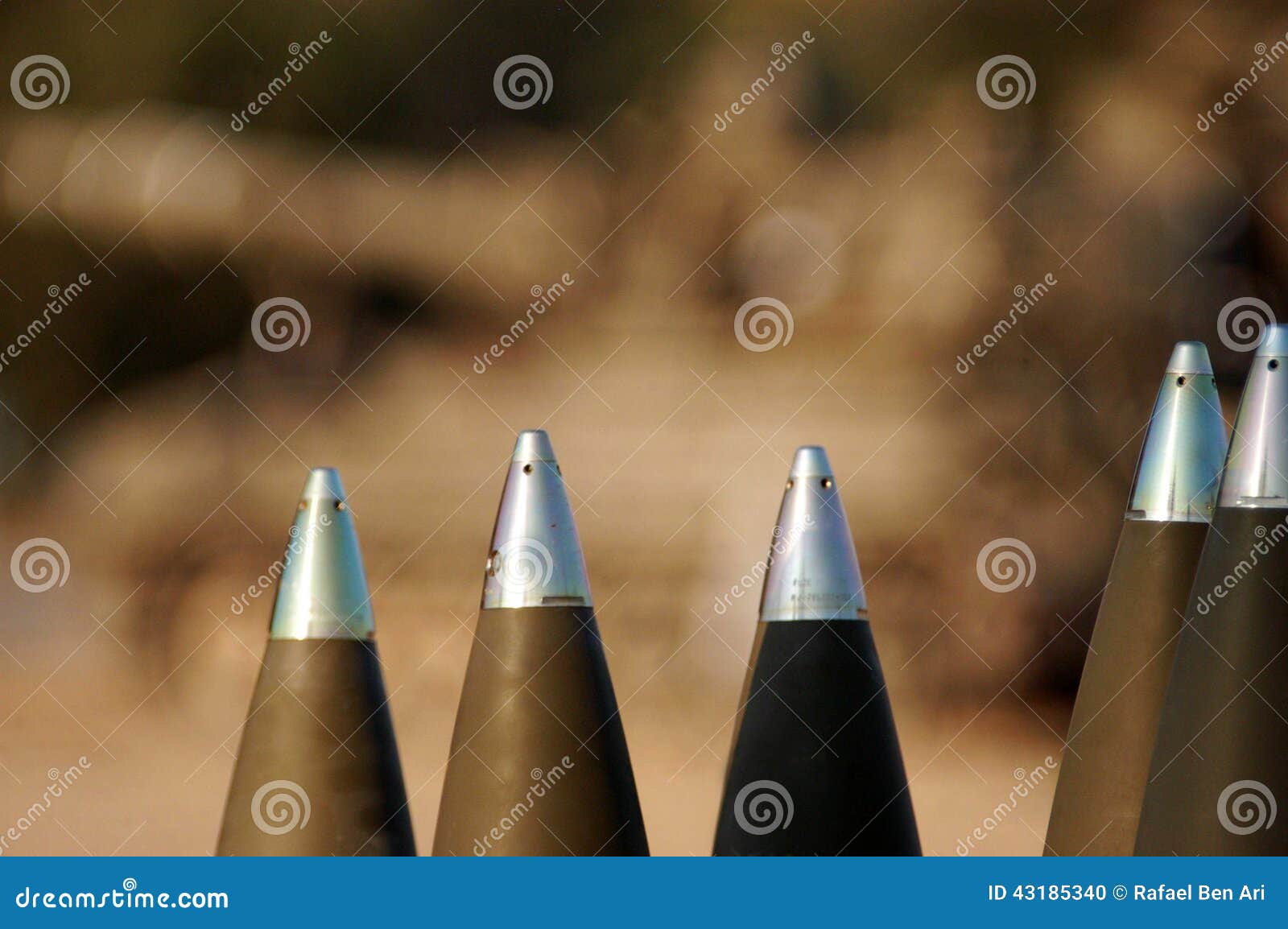 Live Artillery Shells Ready To Be Fired Editorial Image - Image of ...