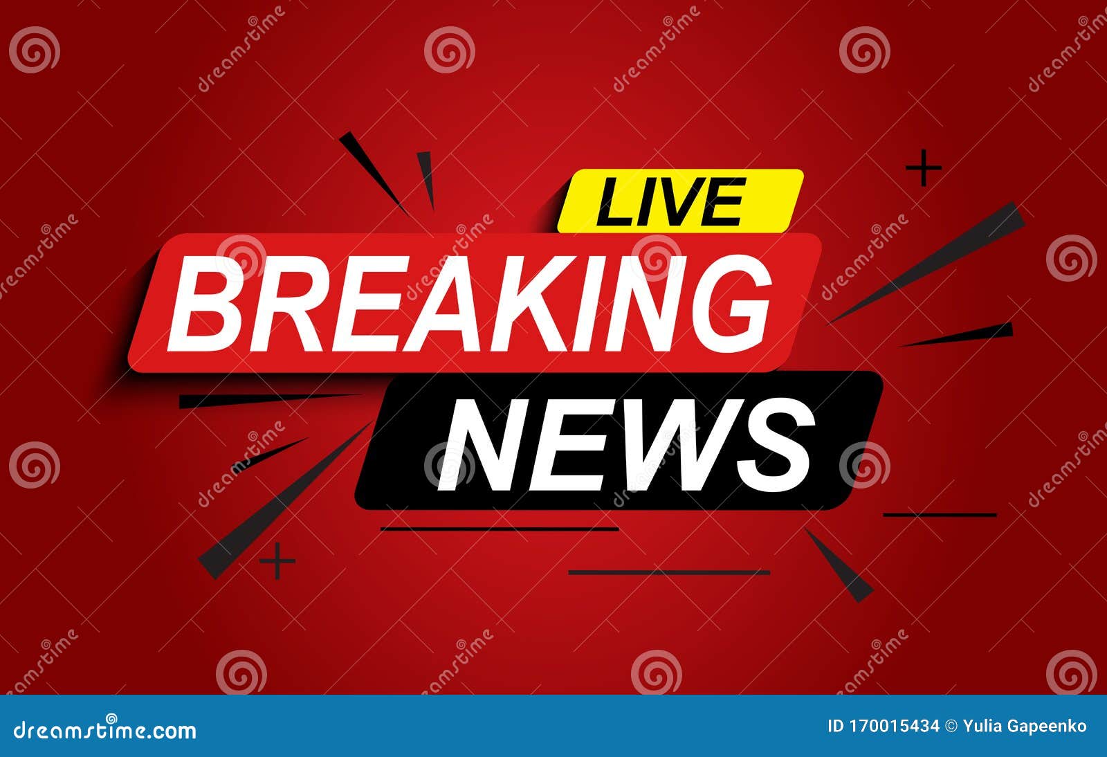 Live Breaking News Abstract Background Vector Illustration Stock ...