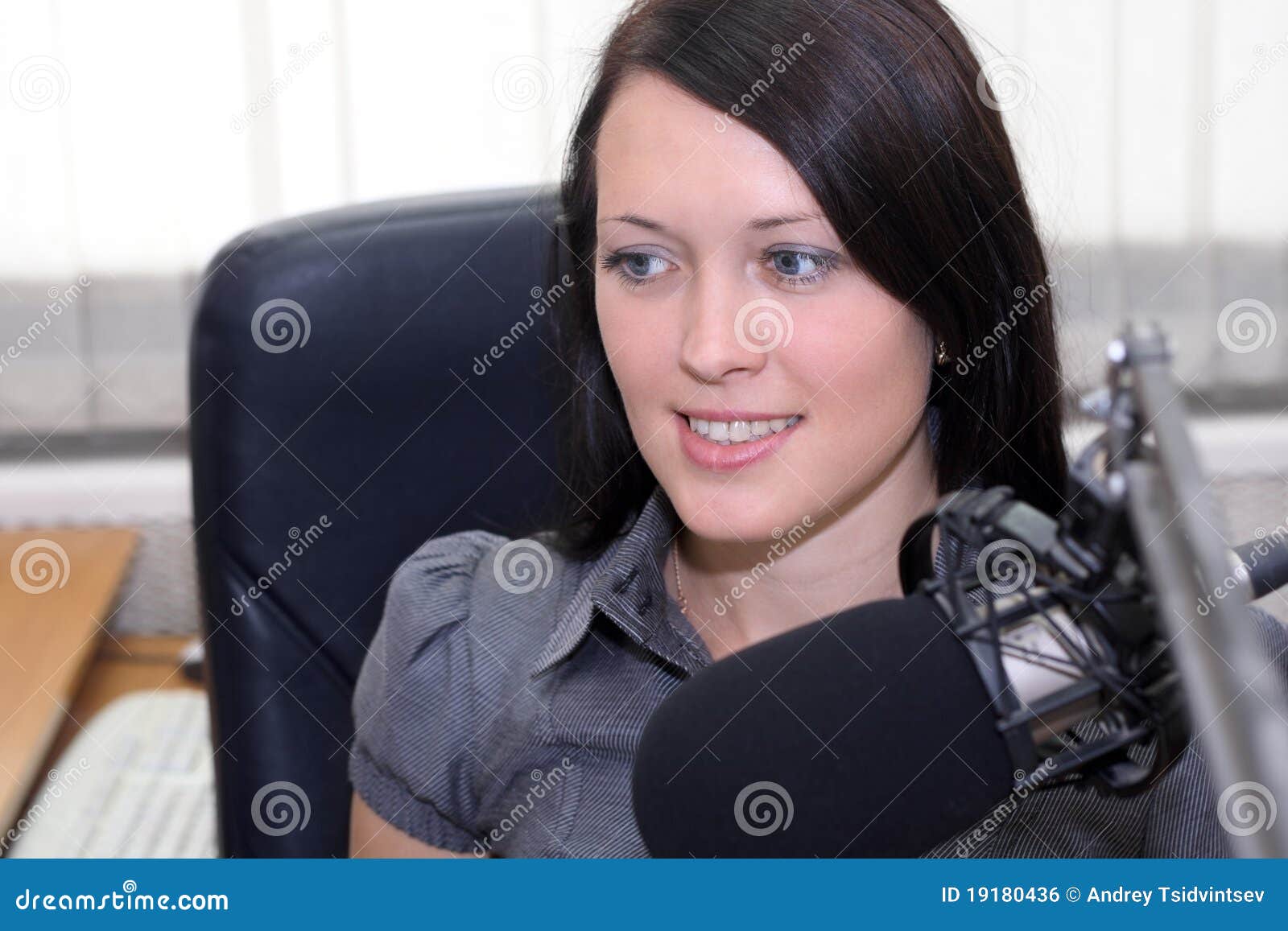 Live broadcasting stock photo. Image of announcer, media - 19180436
