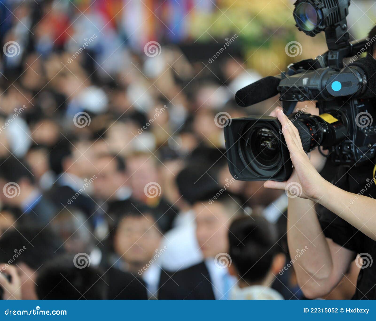 Live broadcasting stock photo. Image of human, film, digital - 22315052