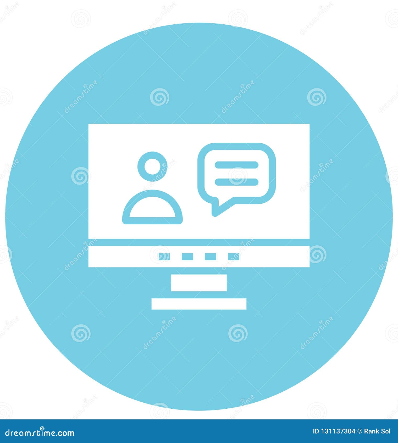 Live Call Isolated Vector Icon that Can Be Easily Modified or Edited ...