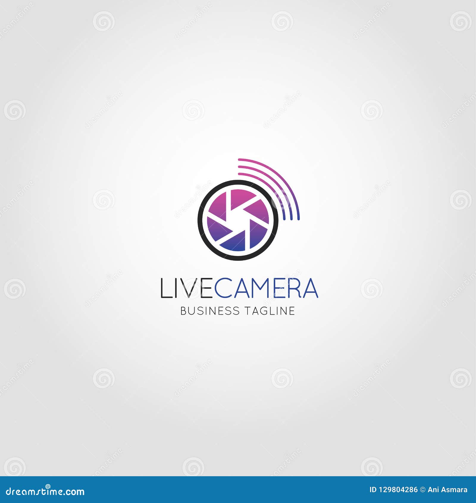 Live Camera - Broadcast Camera Logo Stock Vector - Illustration of ...