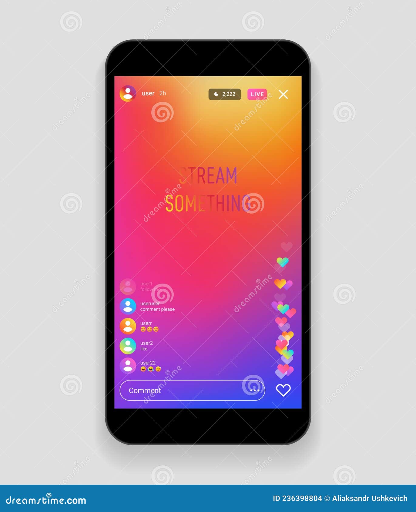 Live Camera Screen Interface Stock Vector - Illustration of ...